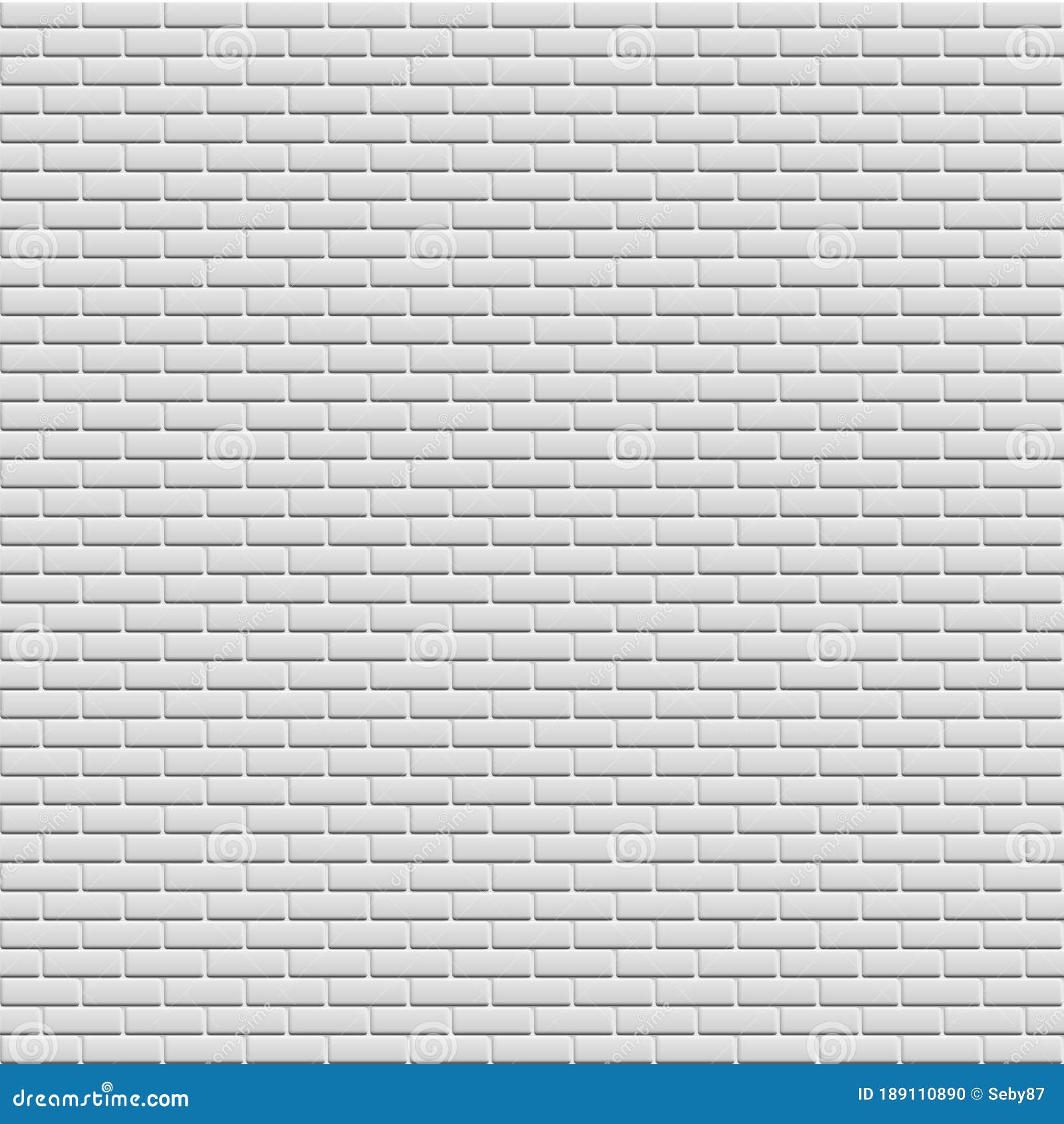 White Brick Wall, Vector Illustration Stock Vector - Illustration of ...