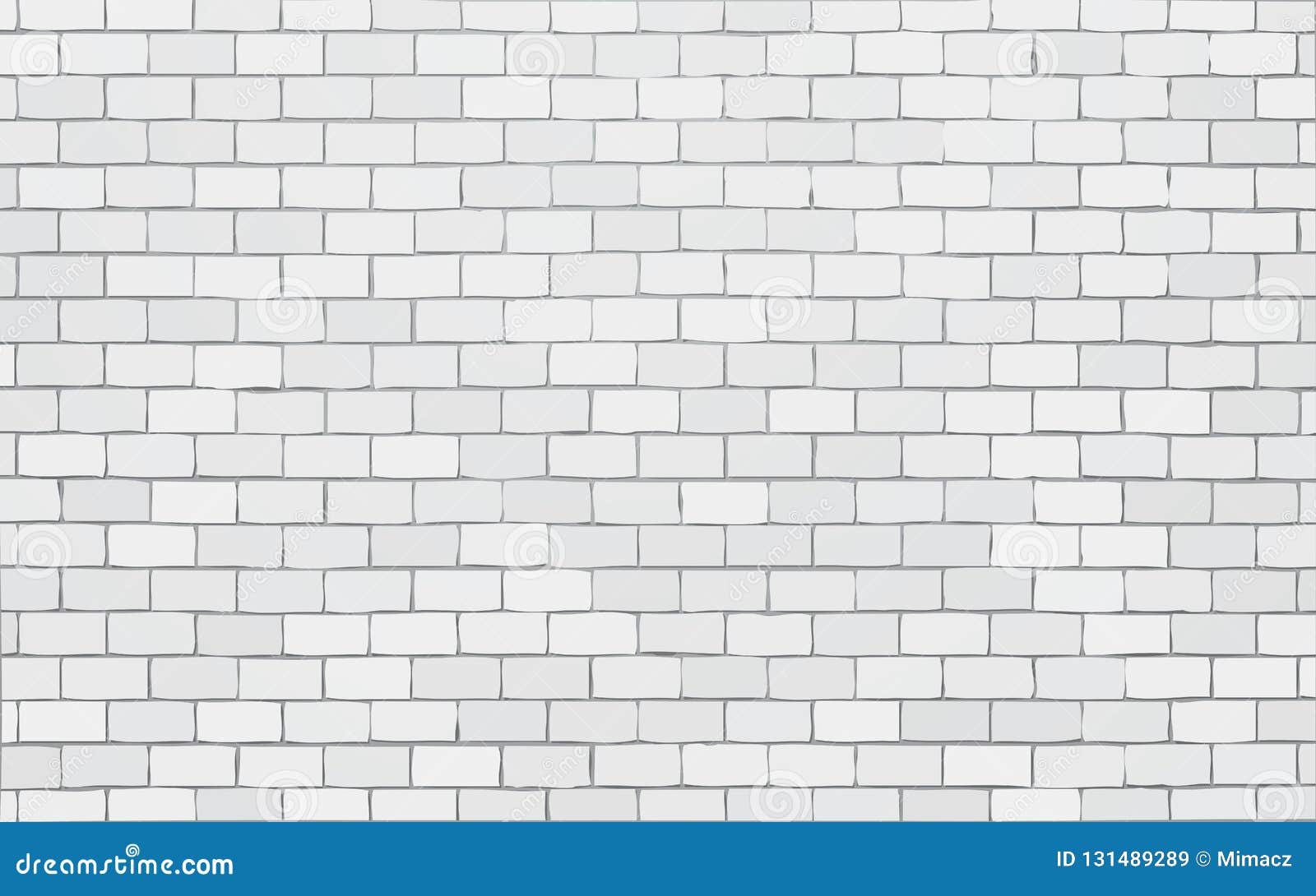 White Brick Wall Vector Illustration Background Stock Vector ...