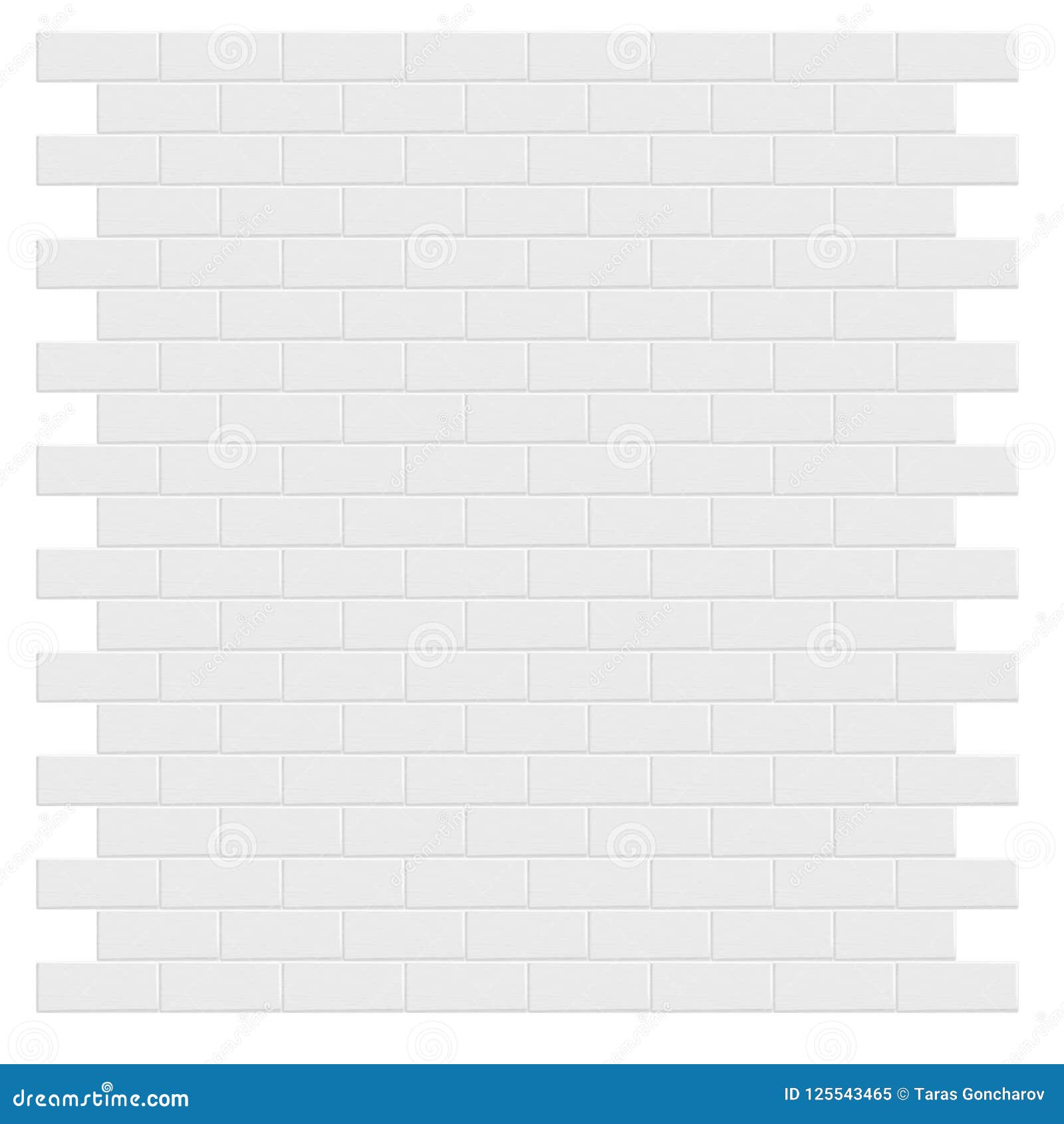 White Brick Wall. Vector Illustration Stock Vector - Illustration of ...