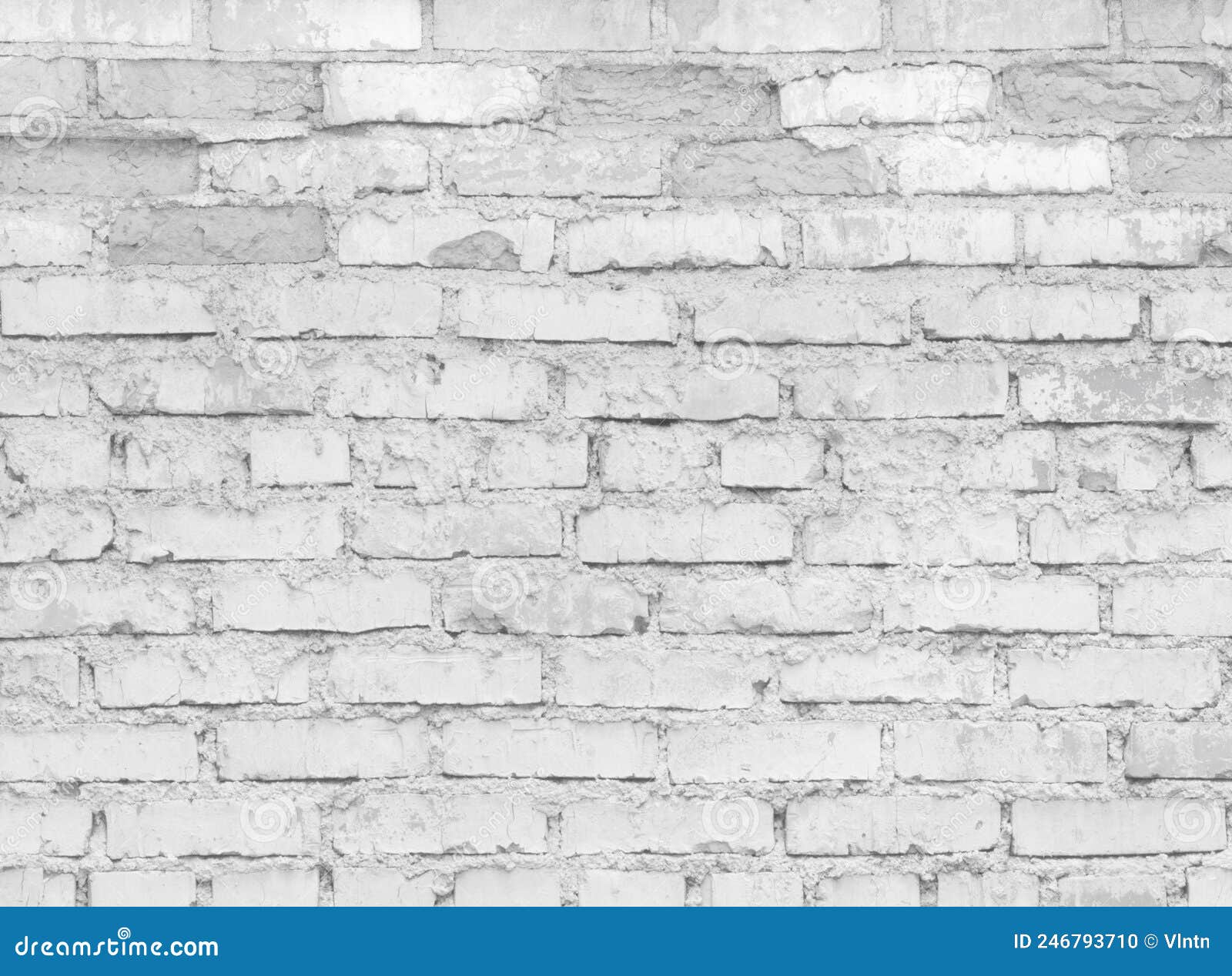 White brick wall stock photo. Image of cracked, grey - 246793710