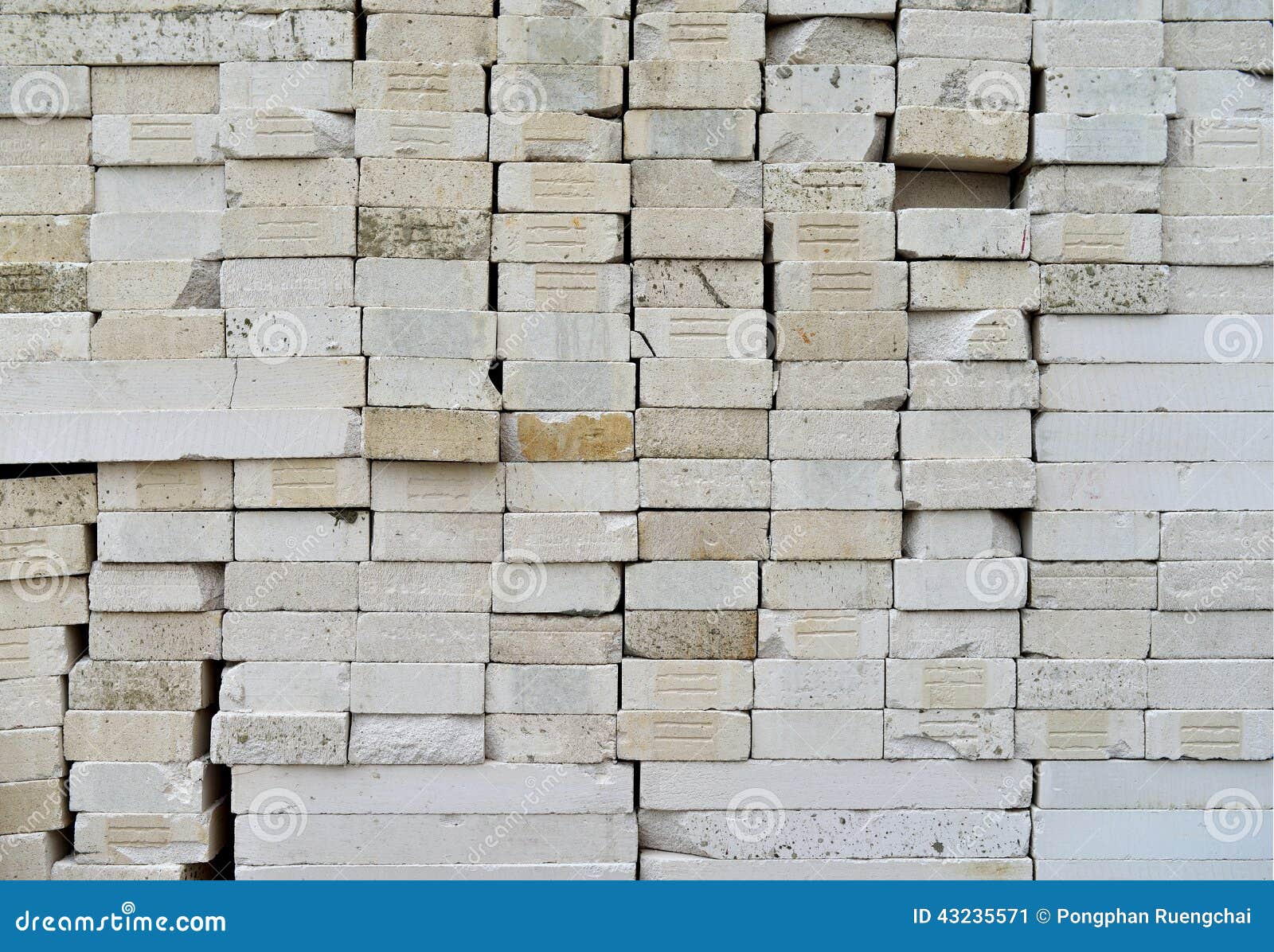 White bricks stack stock image. Image of industrial, house - 43235571