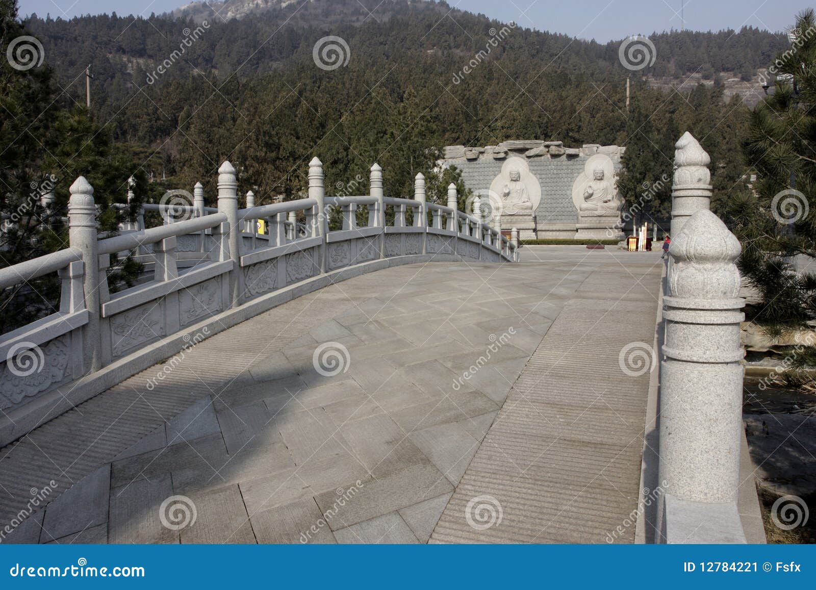 White bridge stock image. Image of decoration, bridge - 12784221