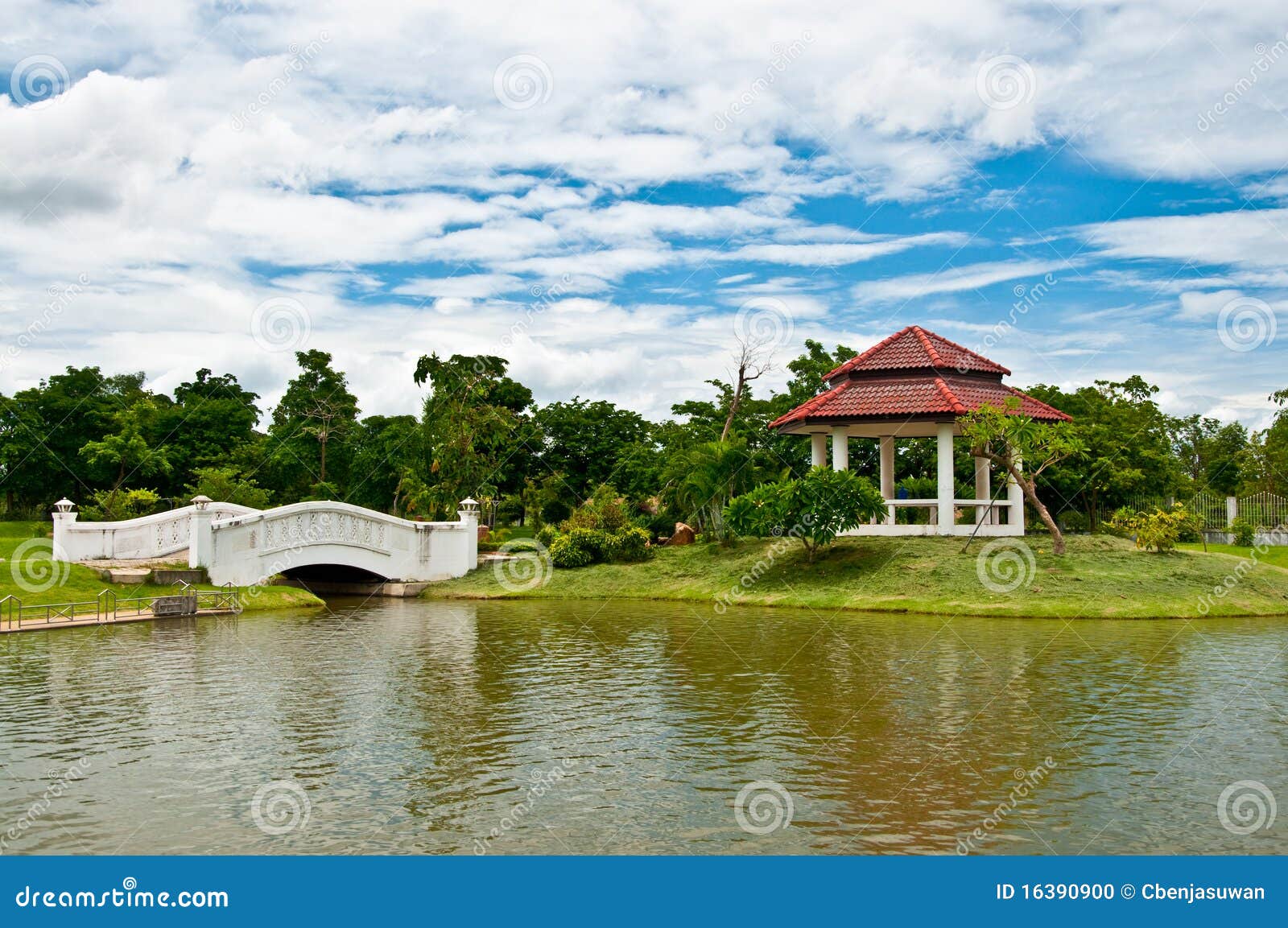 The White Bridge stock photo. Image of culture, garden - 16390900