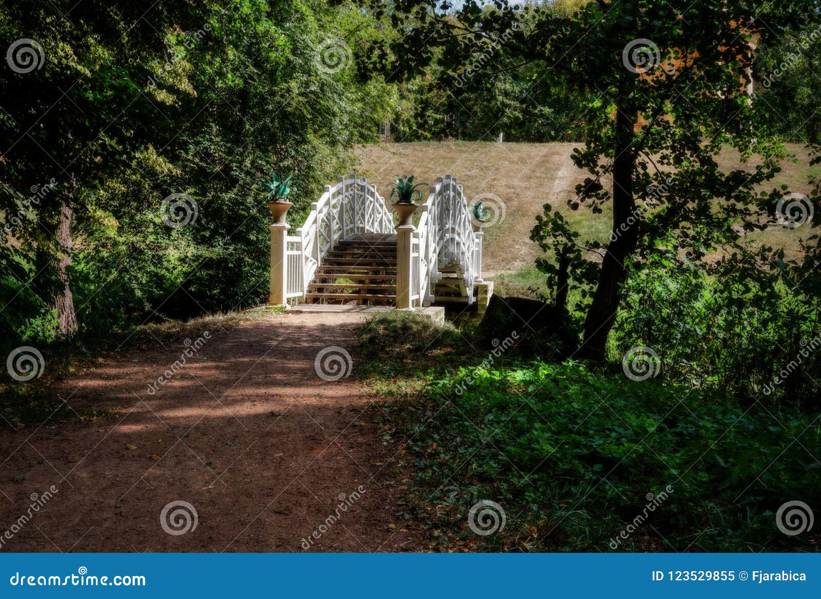 White bridge stock image. Image of pack, background - 123529855