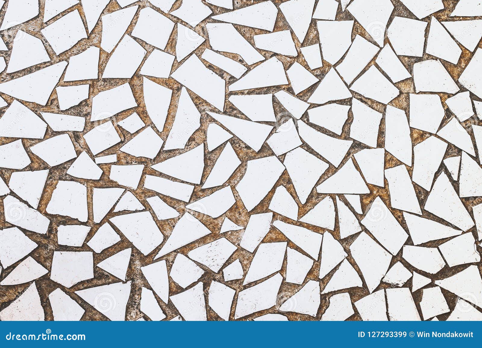 Broken Tiles Mosaic Pattern Stock Image - Image of broken, pattern ...