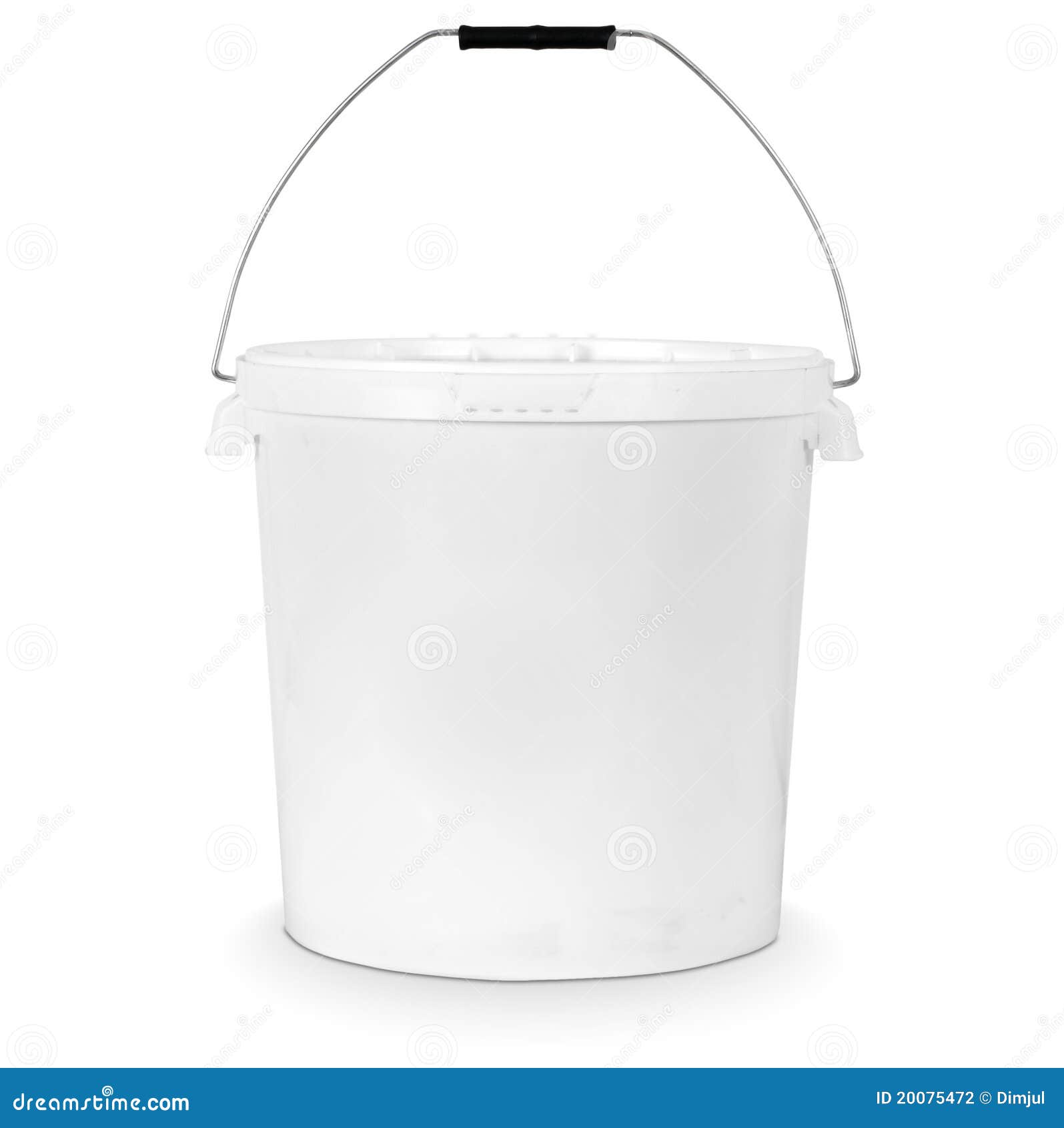 White bucket stock photo. Image of container, cover, handle - 20075472