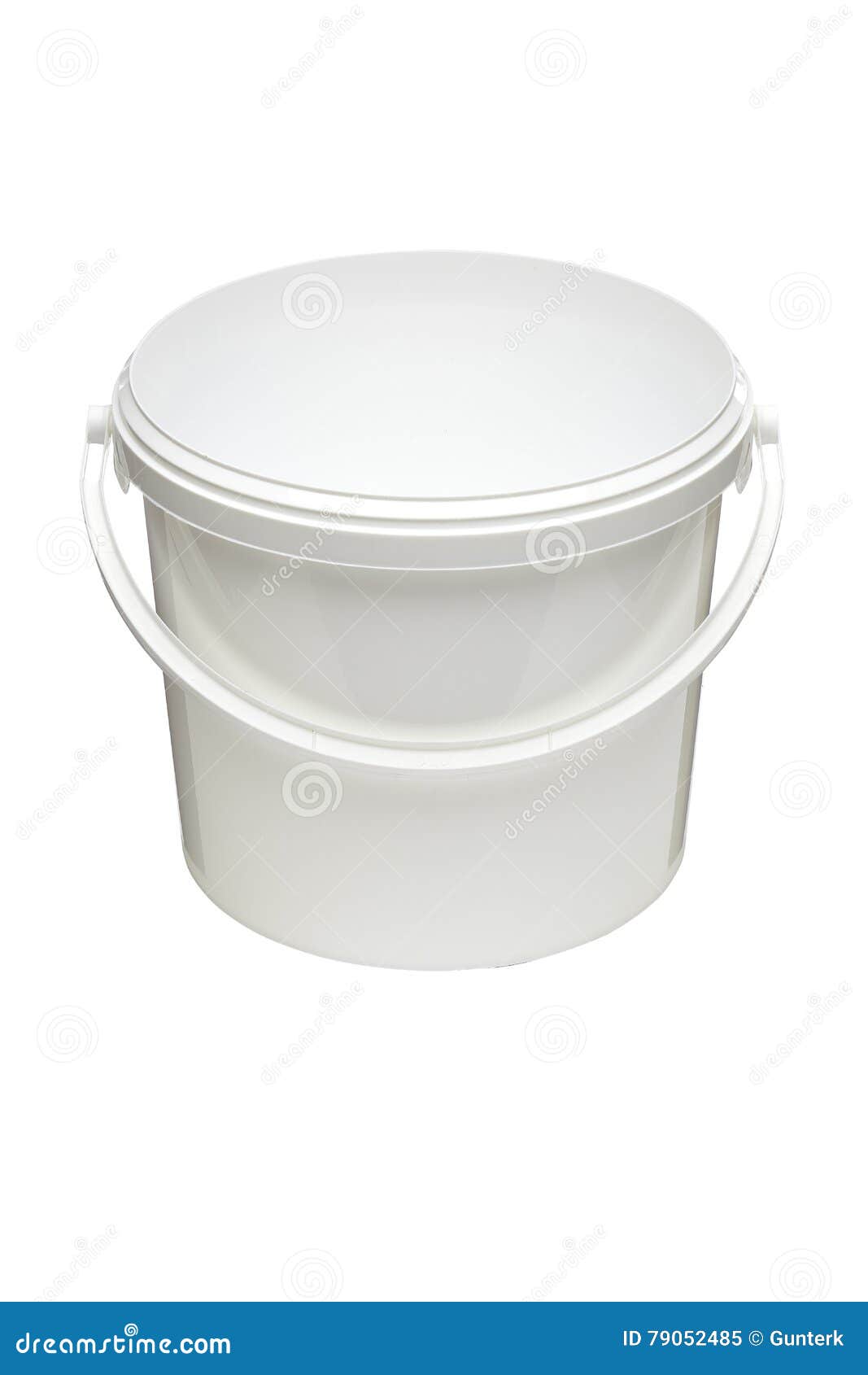 White bucket stock image. Image of paint, empty, bucket - 79052485