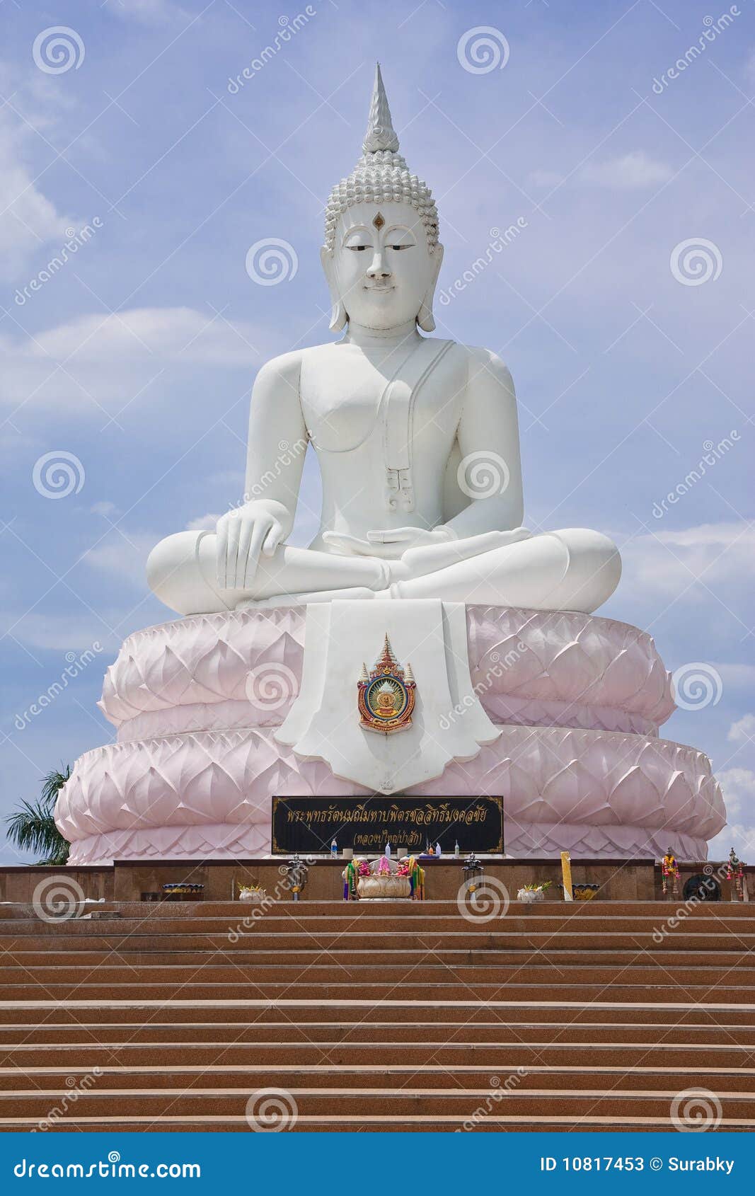 White Buddha Image, Thailand Stock Image - Image of calm, traditional ...