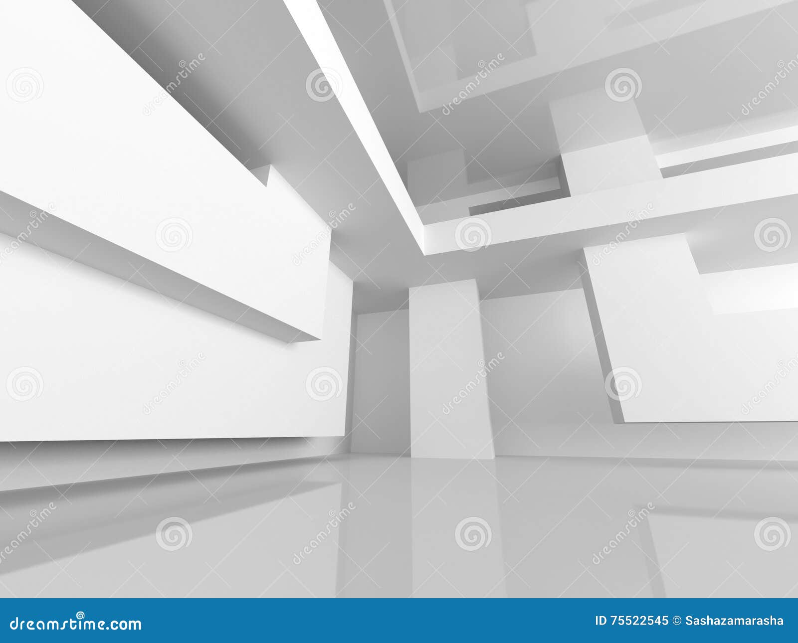 White Building Construction. Abstract Architecture Background Stock ...
