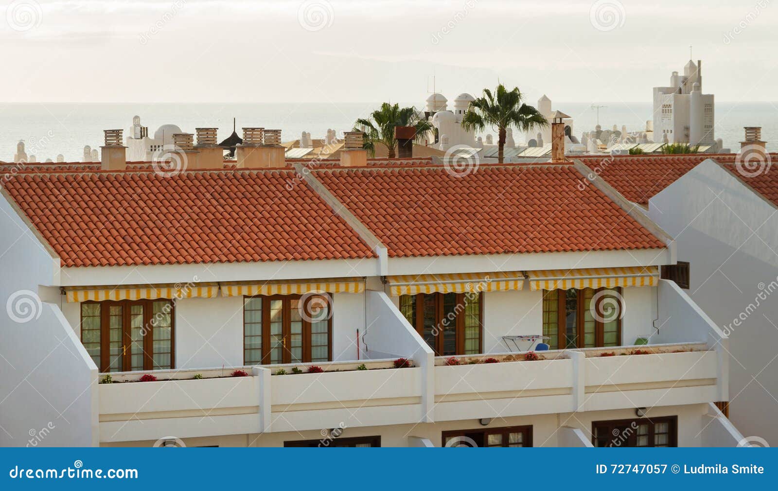 White building of hotel. stock image. Image of canary - 72747057