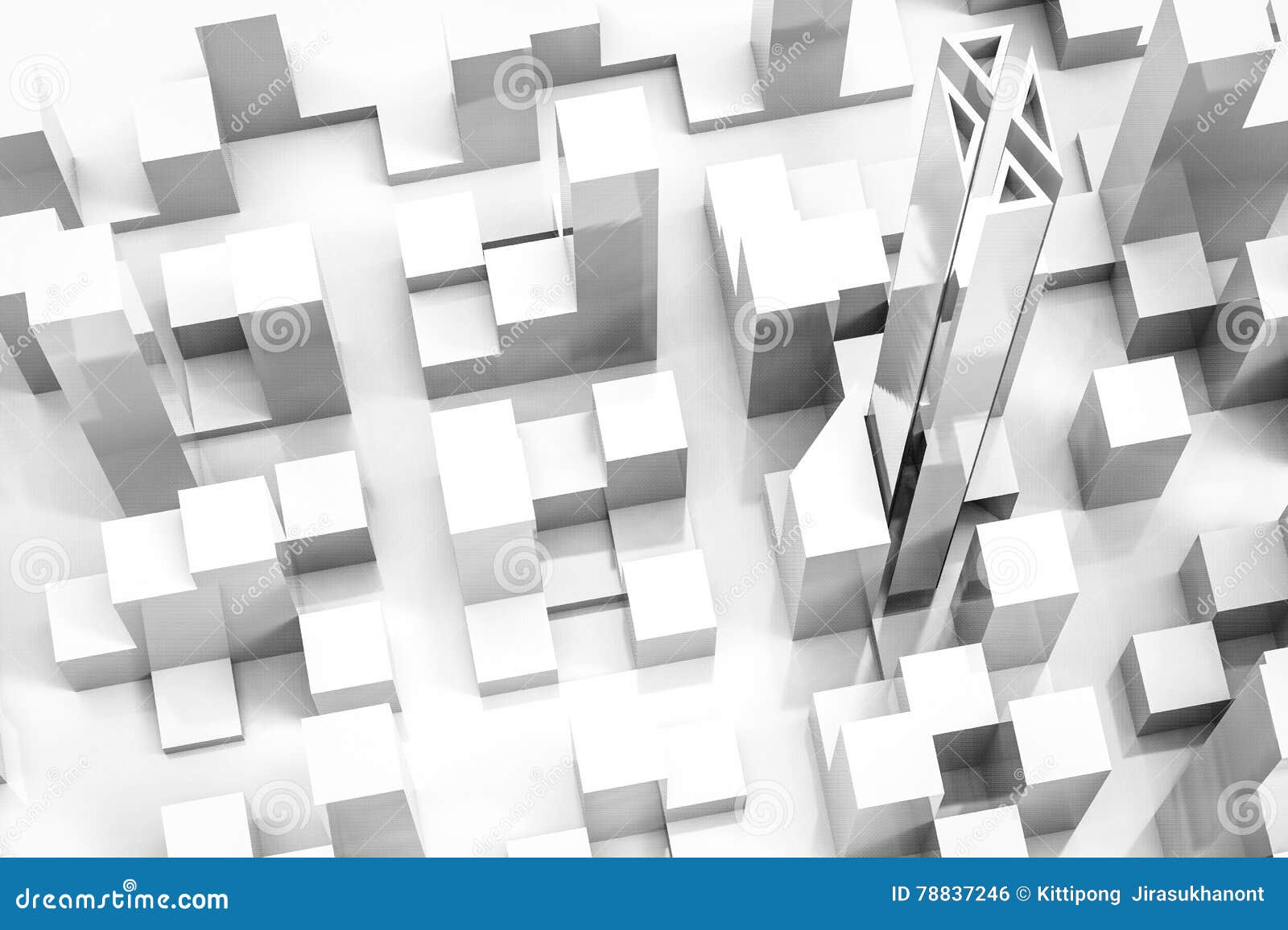 White building top view stock illustration. Illustration of skyscraper ...