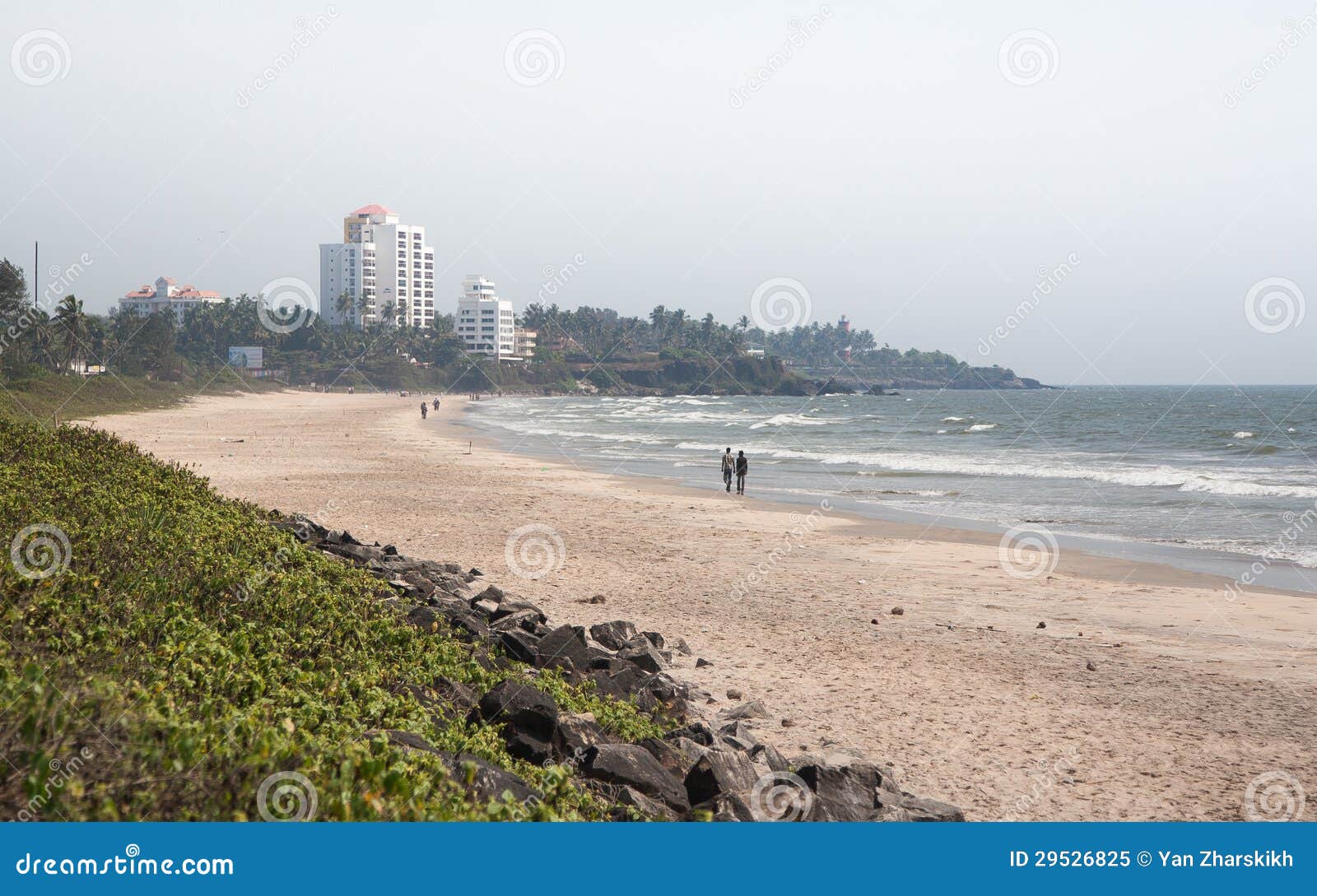 White Buildings on the Beach Editorial Image - Image of cloud, travel ...