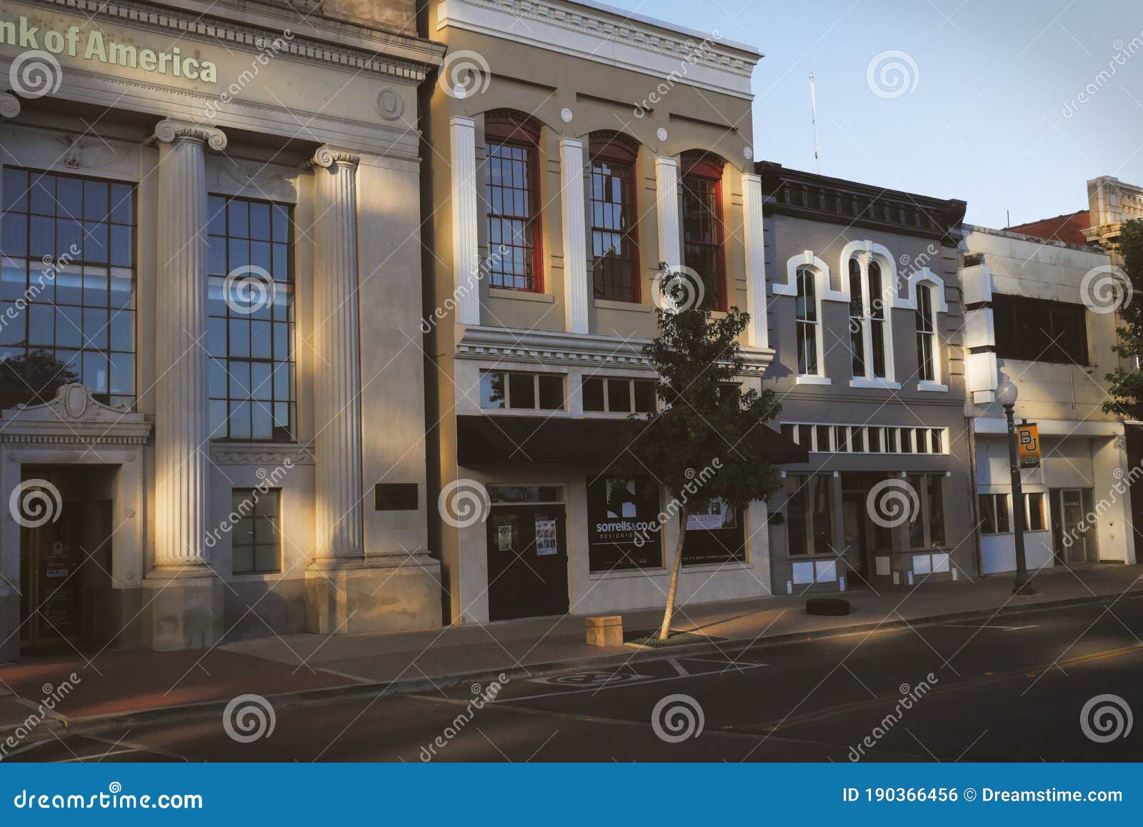 White Buildings, City of Waco Texas USA Editorial Photo - Image of ...