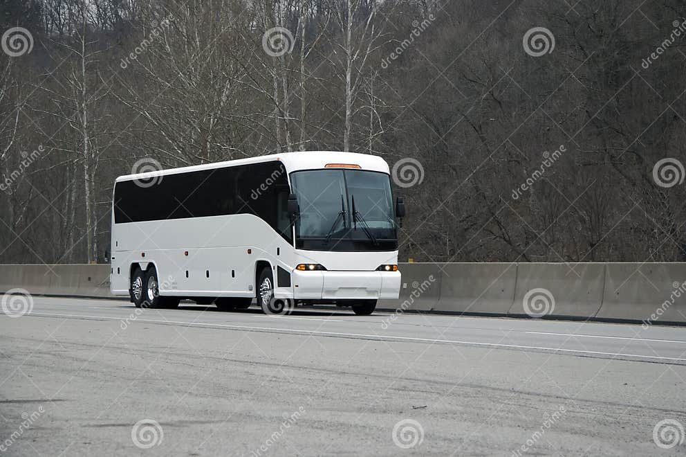 White Bus stock photo. Image of freeway, comfort, ride - 609664