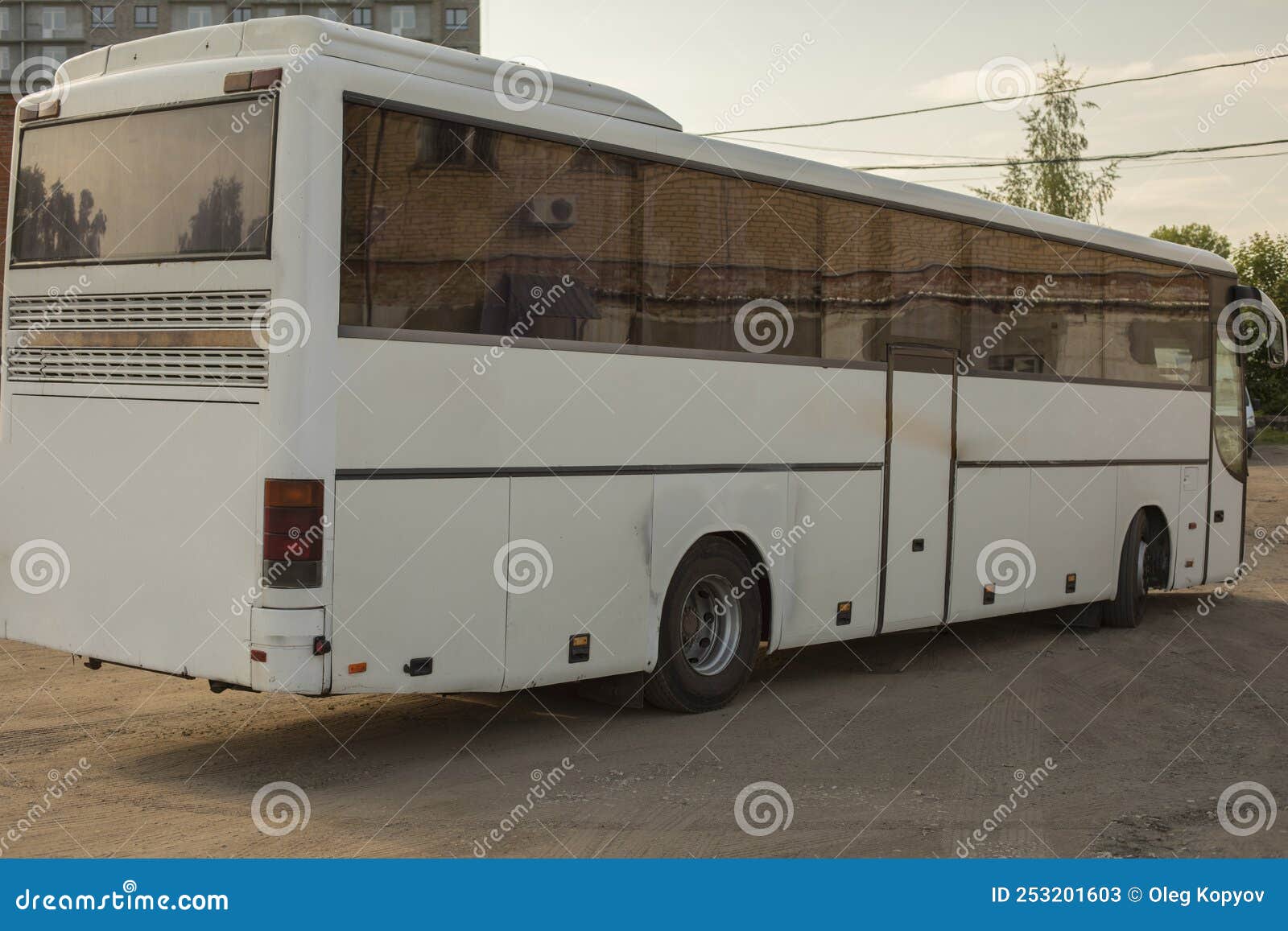White bus. Bus at bus stop stock image. Image of stop - 253201603