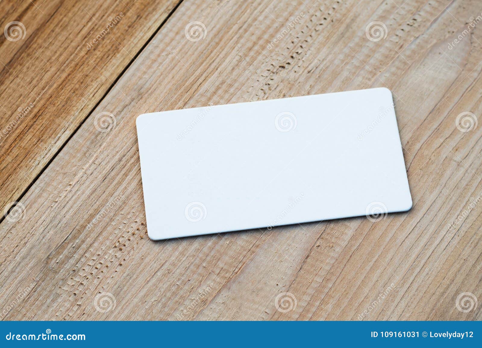 Business card on table stock image. Image of advertisement - 109161031