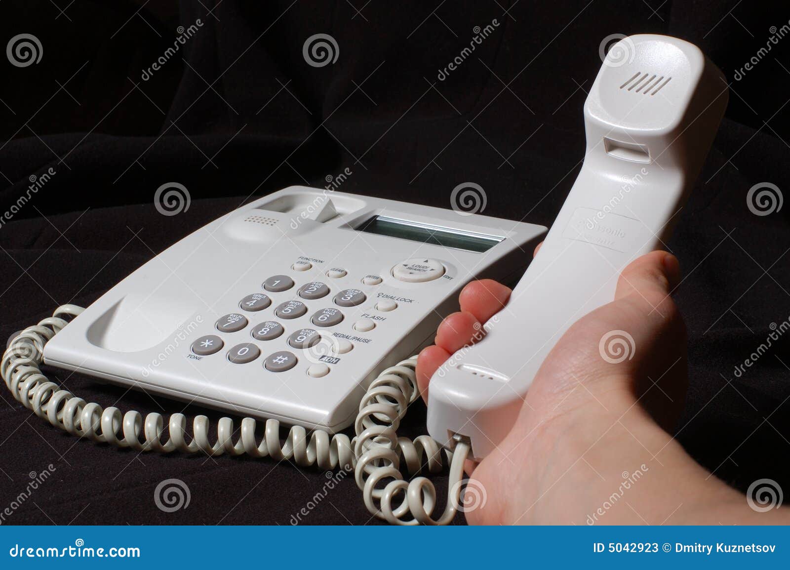 Telephone In Hand. Royalty-Free Stock Photography | CartoonDealer.com ...