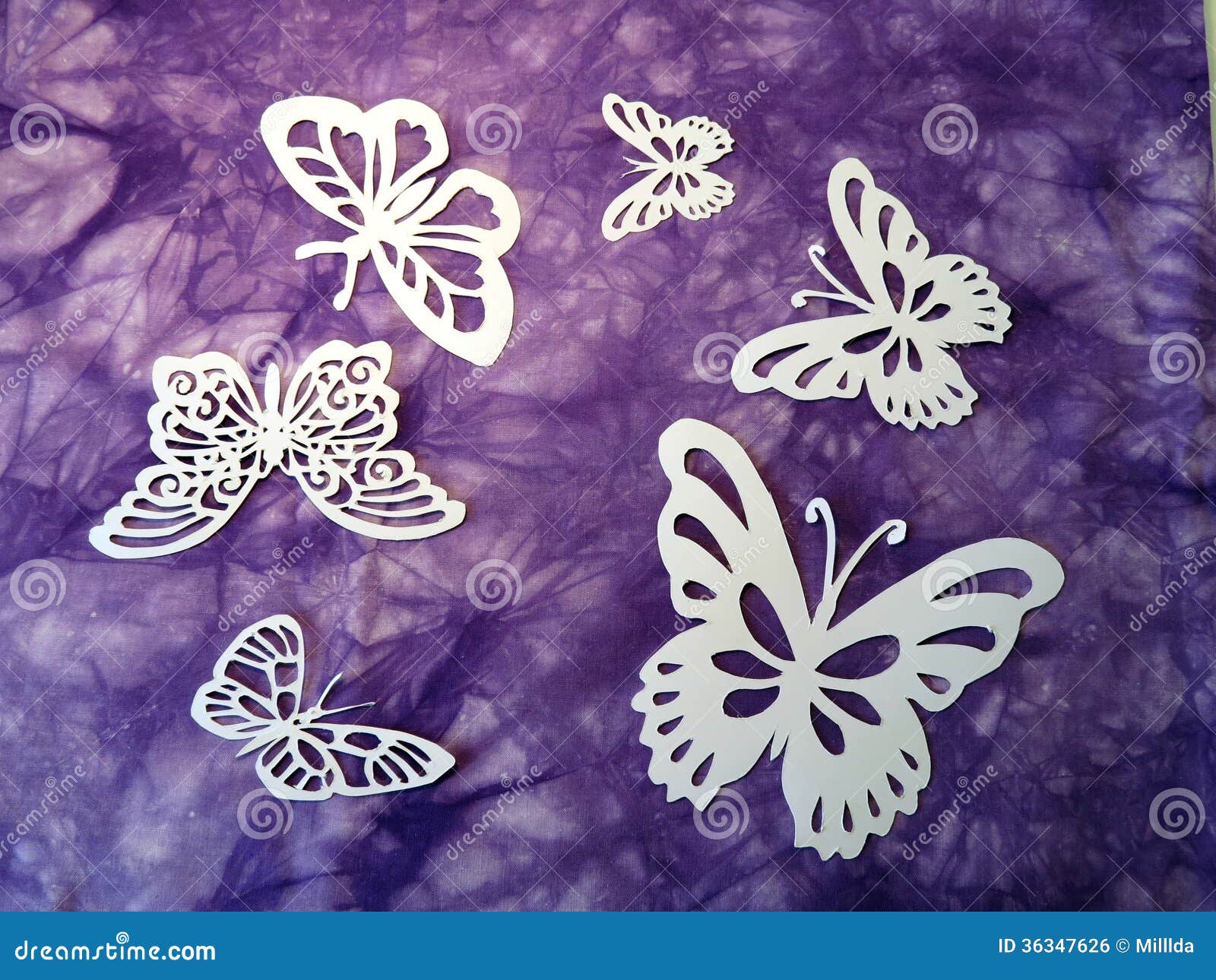 White Paper Butterflies