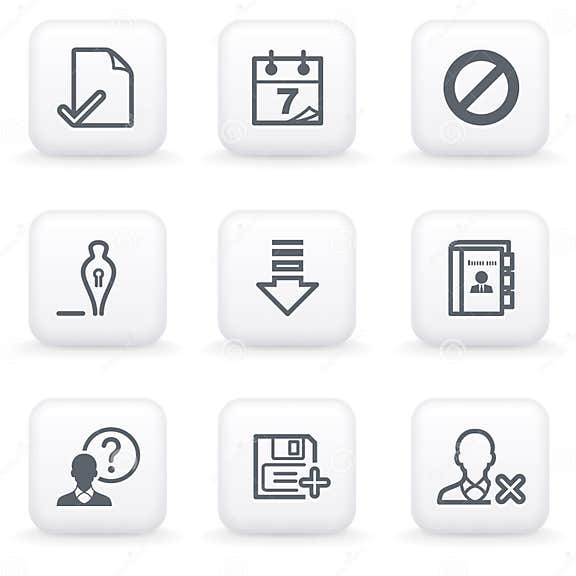 White button for web 2 stock vector. Illustration of edit - 17372289