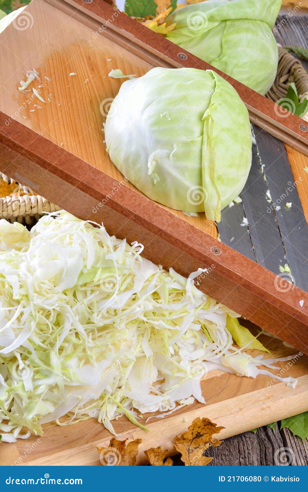 White Cabbage For Making Stuffed,white Cabbage Cut Into Pieces On The ...
