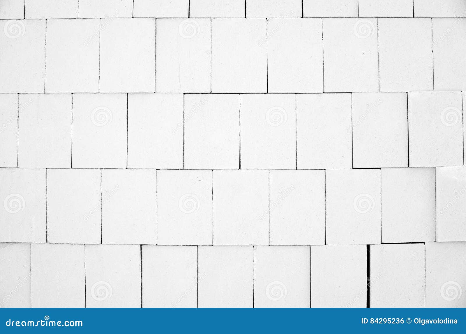 White Calcium Silicate Bricks Piled High in Stack Stock Photo - Image ...