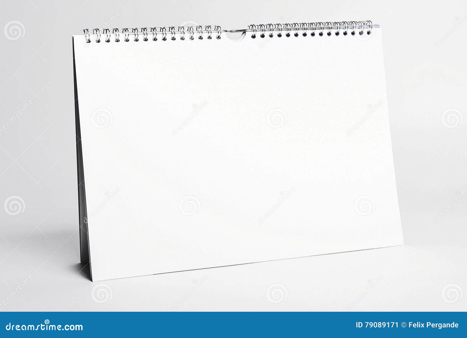 White calendar mockup stock image. Image of template - 79089171