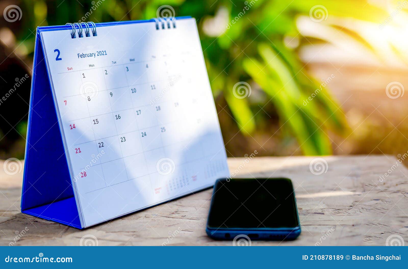 The Date on the Calendar Indicates the New Beginning of the Year Stock ...