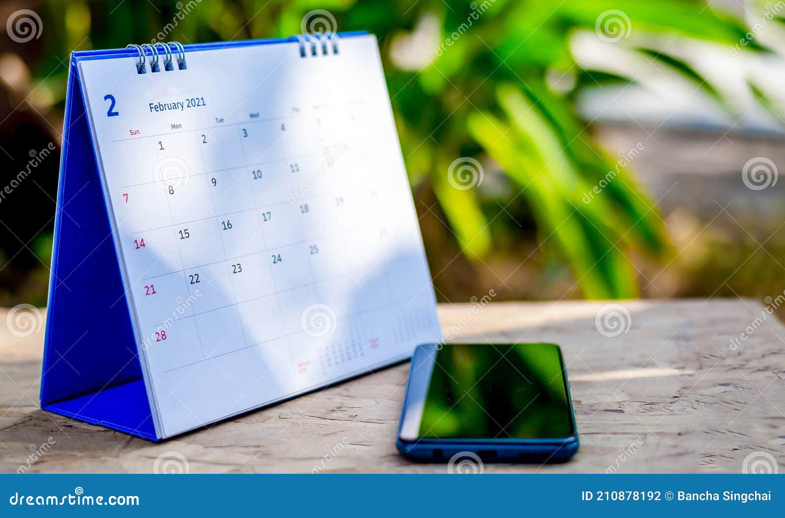 The Date on the Calendar Indicates the New Beginning of the Year Stock ...