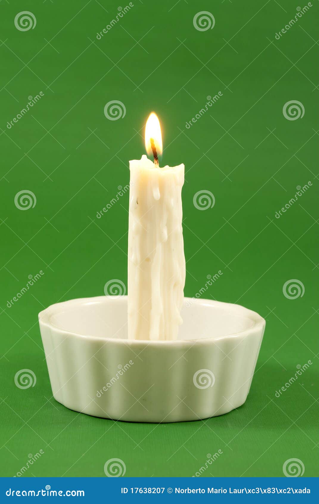 White candle lit stock image. Image of background, white - 17638207