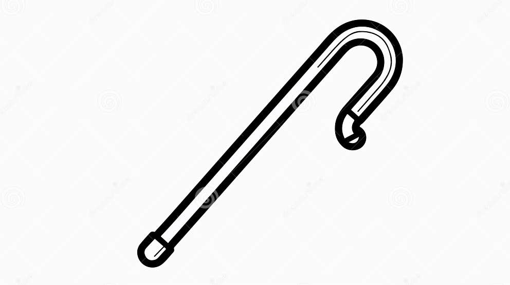 White Cane Icon: Enhancing Accessibility for Disability with Symbol of ...