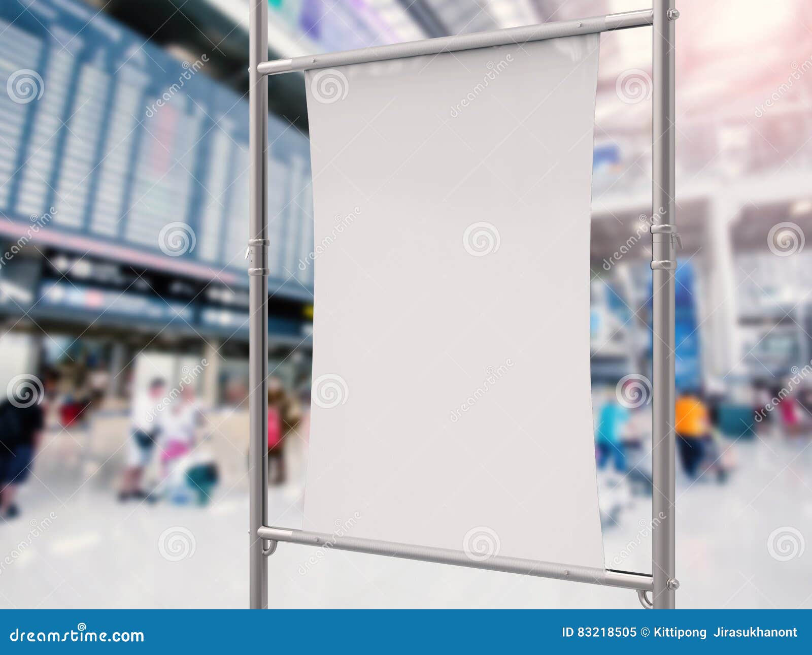 White Canvas Stretch on Metal Pipe Stock Illustration - Illustration of ...