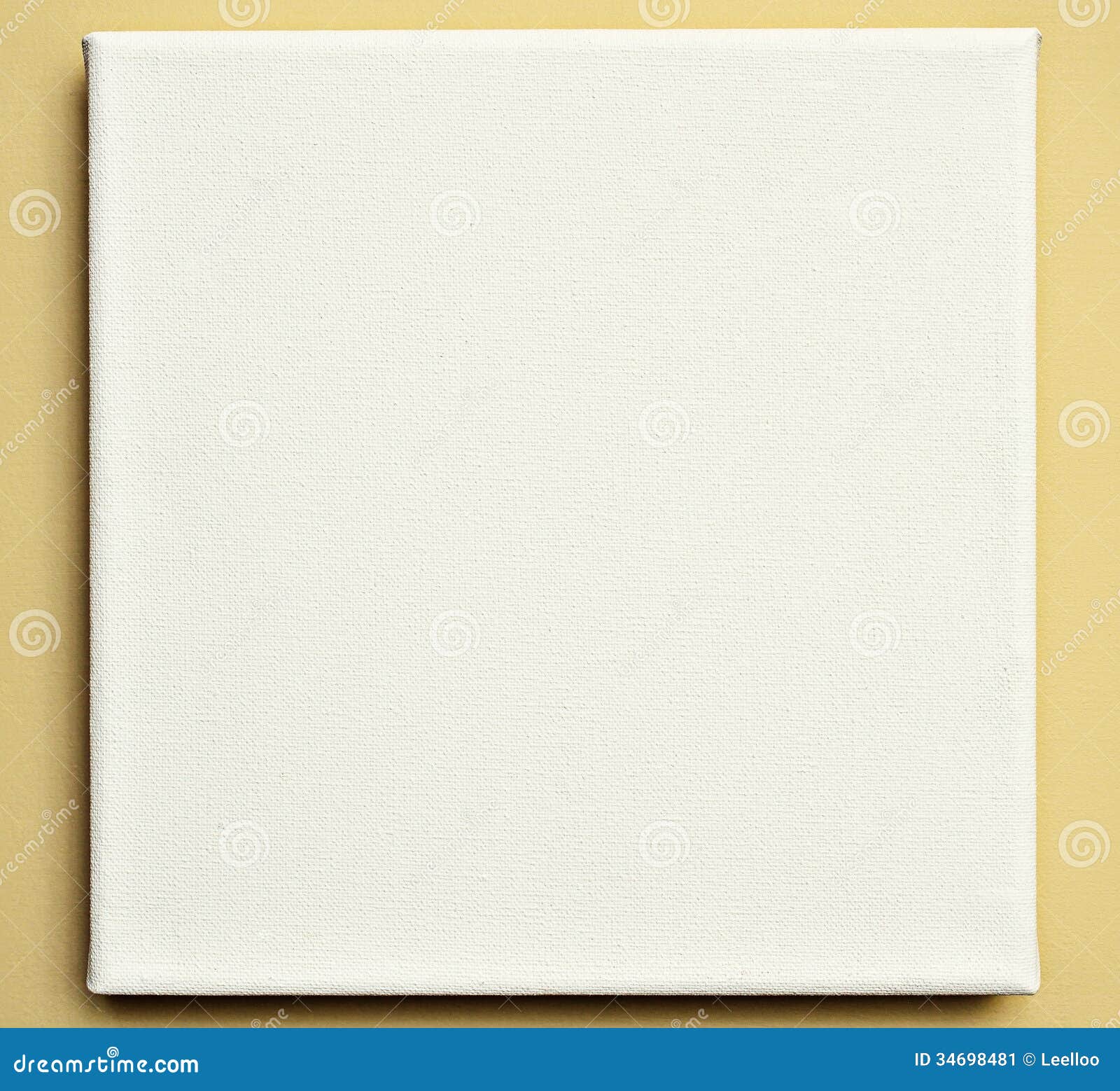White canvas on the wall stock image. Image of hanging - 34698481
