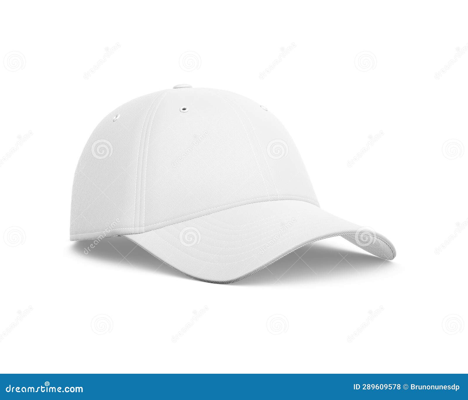 A White Cap Isolated on a White Background Stock Illustration ...