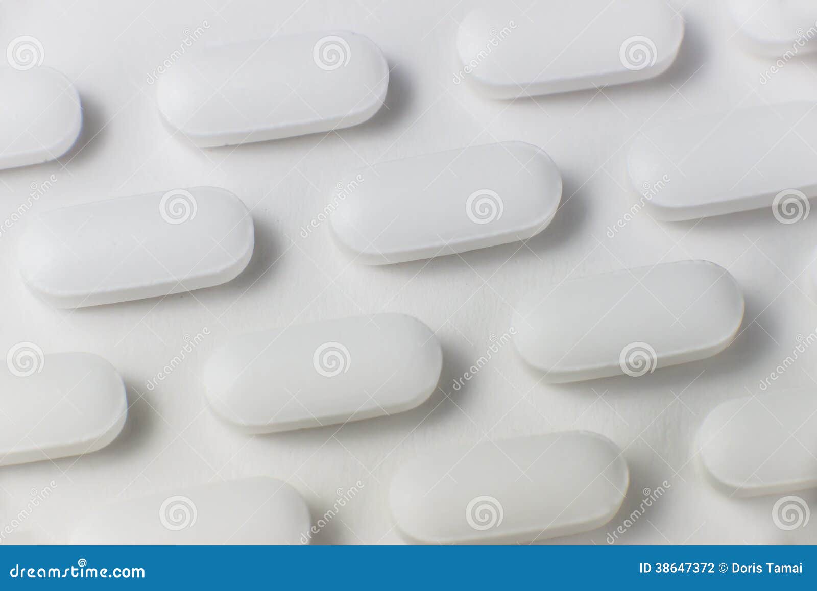 White Caplets Pattern stock photo. Image of care, pill - 38647372