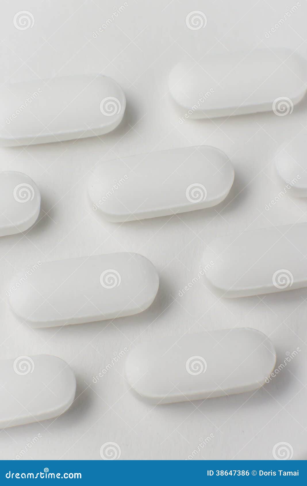White Caplets Pattern stock photo. Image of line, dose - 38647386