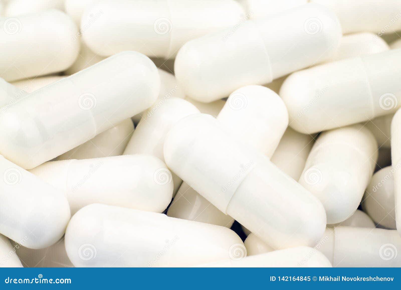 White Capsules in the Pharmacy Laboratory Stock Image - Image of remedy ...