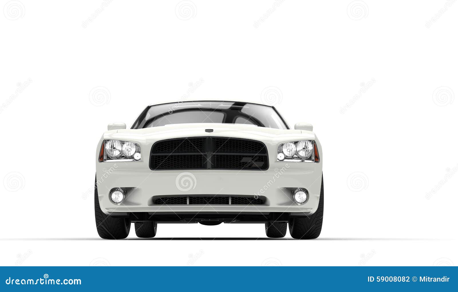 White Car - Front Closeup stock photo. Image of automobile - 59008082