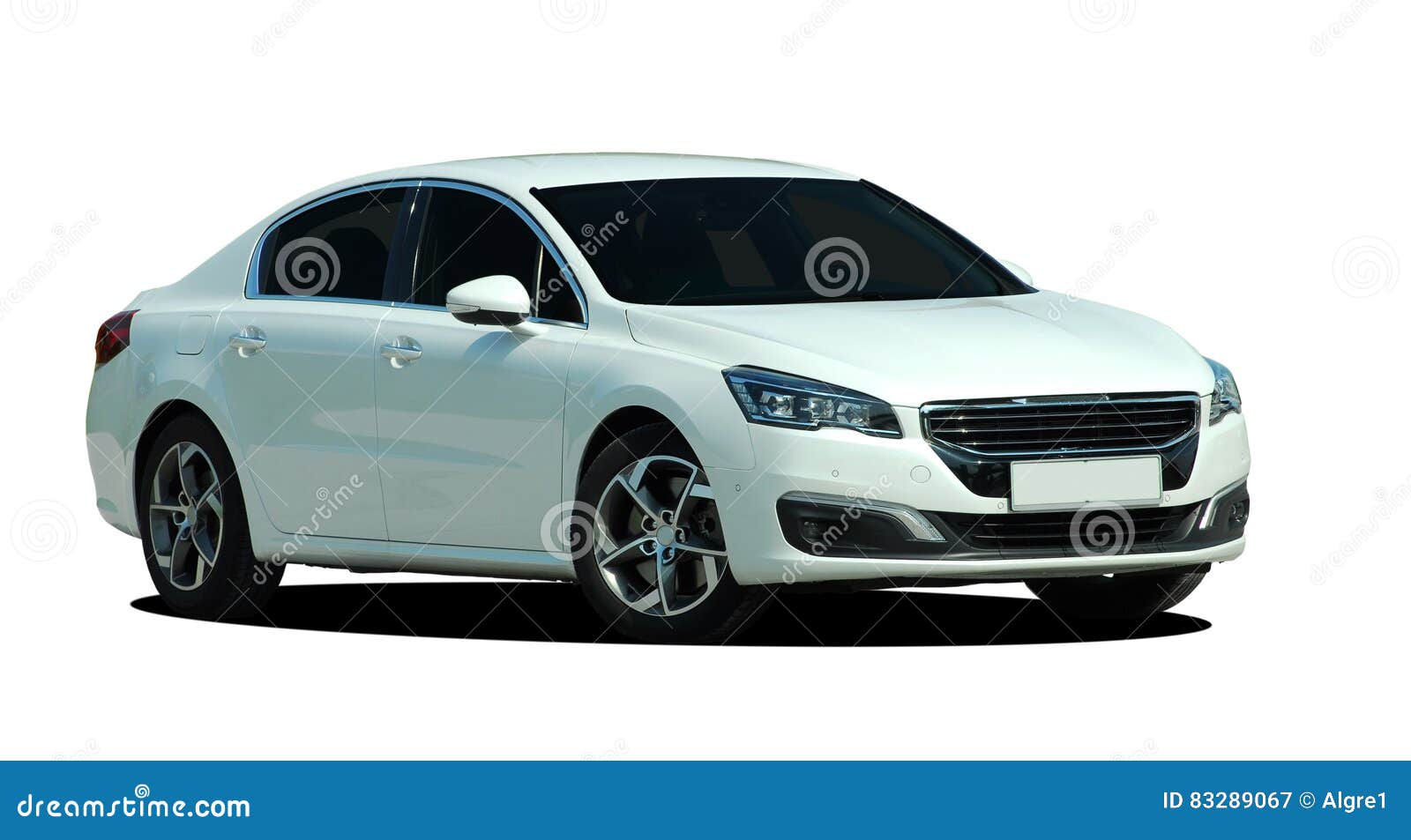 White car front view stock image. Image of design, green - 83289067