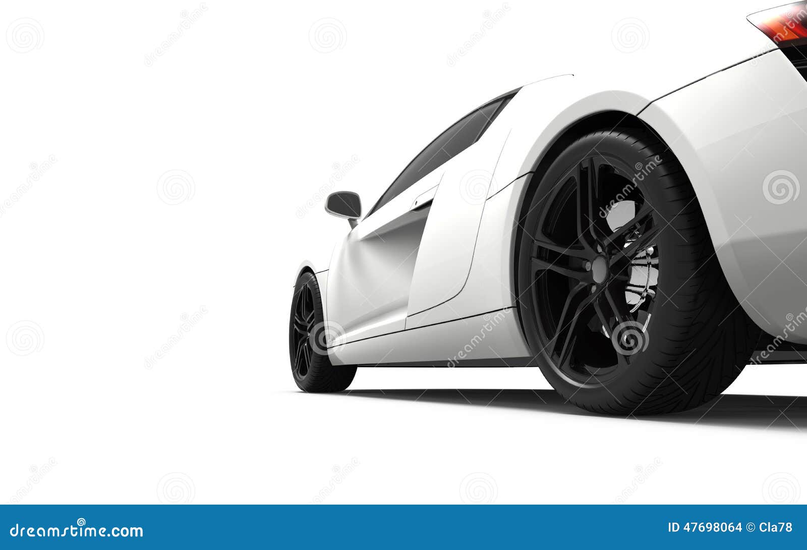 White car stock illustration. Illustration of chrome - 47698064