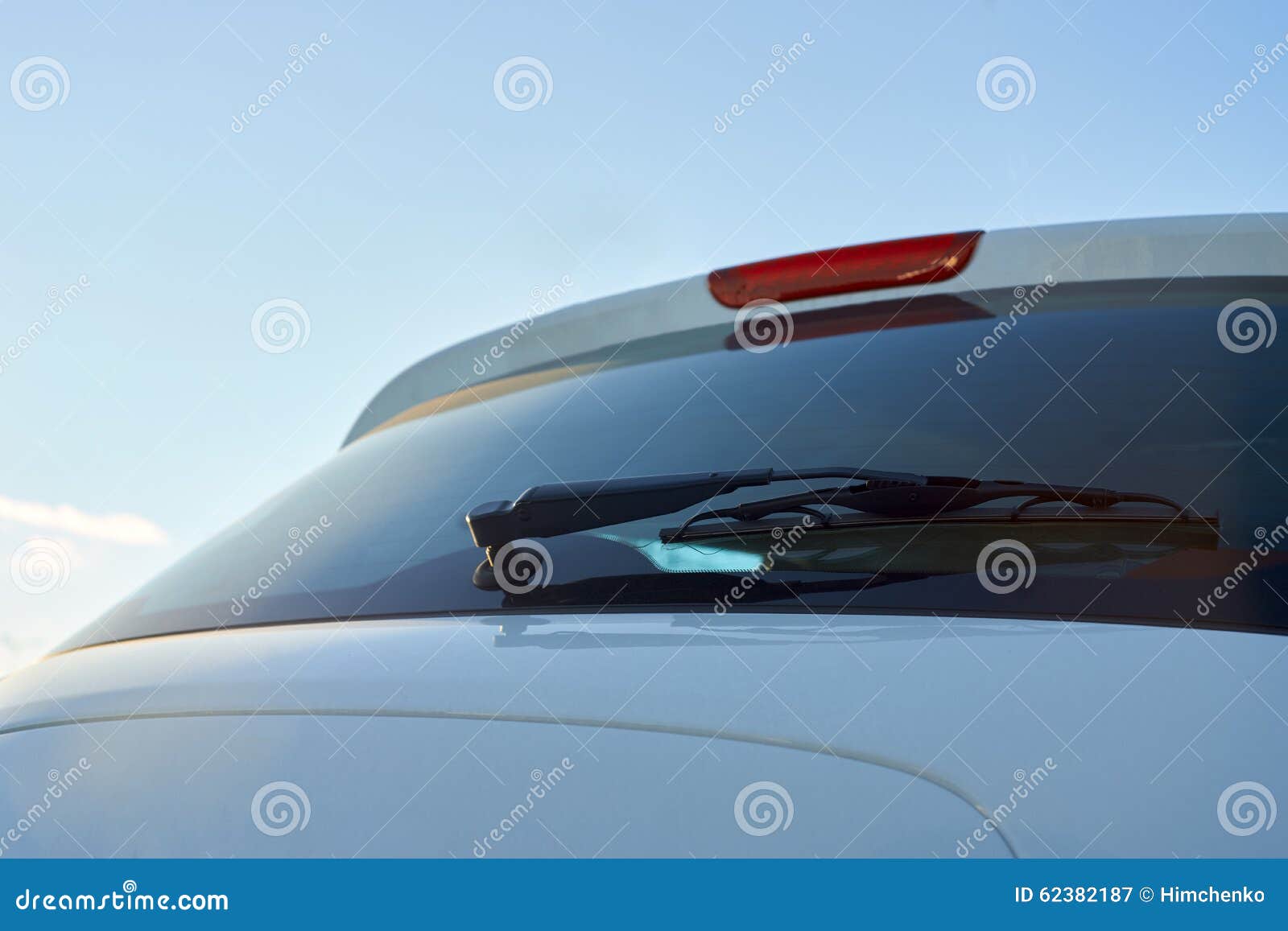 The white car rear wipers stock image. Image of cars - 62382187