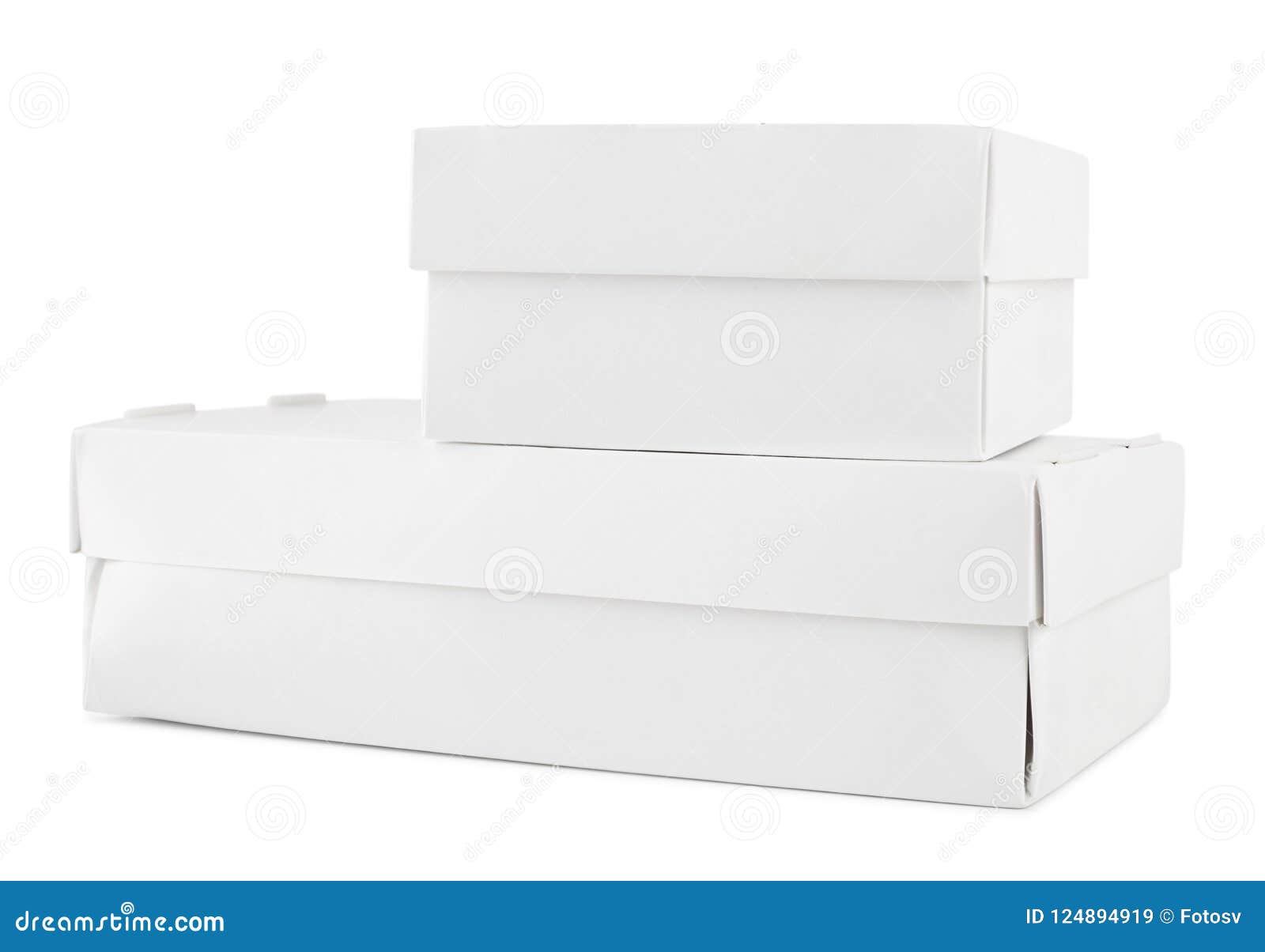 White Cardboard Box, Packaging without Label, Box of Eco-friendly ...