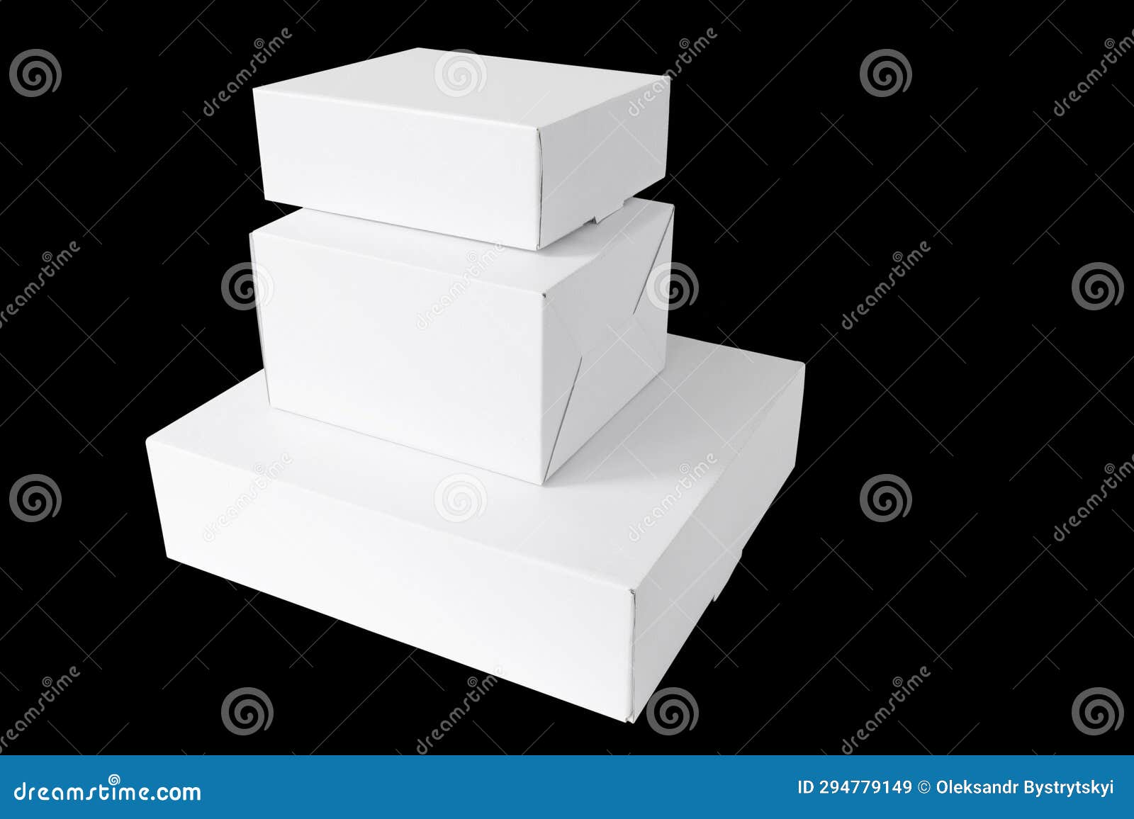 White cardboard boxes stock image. Image of design, empty - 294779149