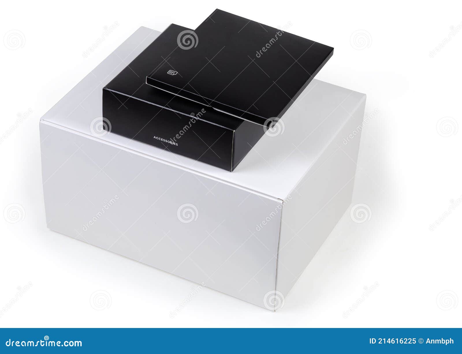 White Cardboard Packing Box, Small Boxes with Accessories and Manual ...