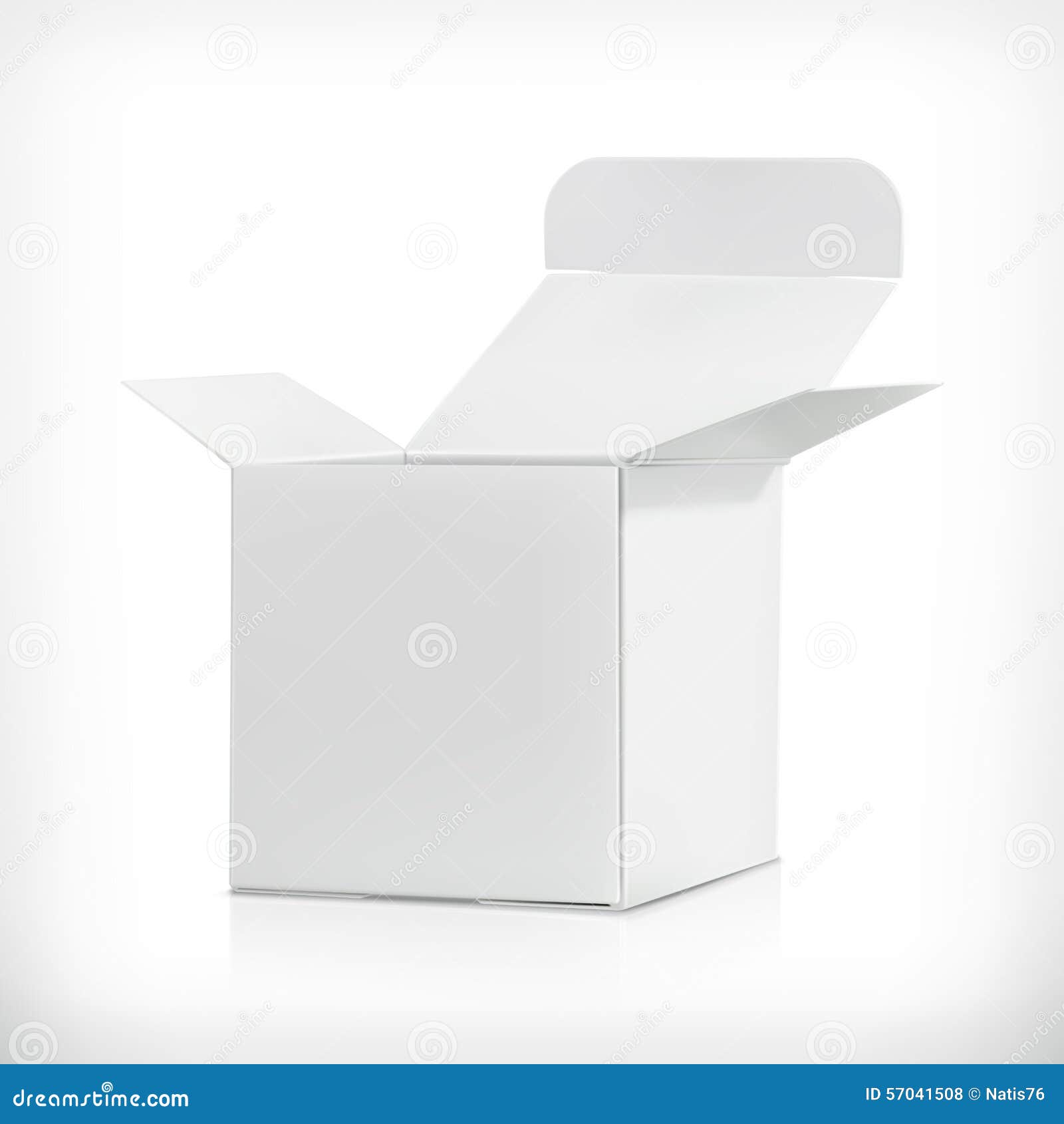 White Carton Package. 3d Rendering Stock Photo | CartoonDealer.com ...