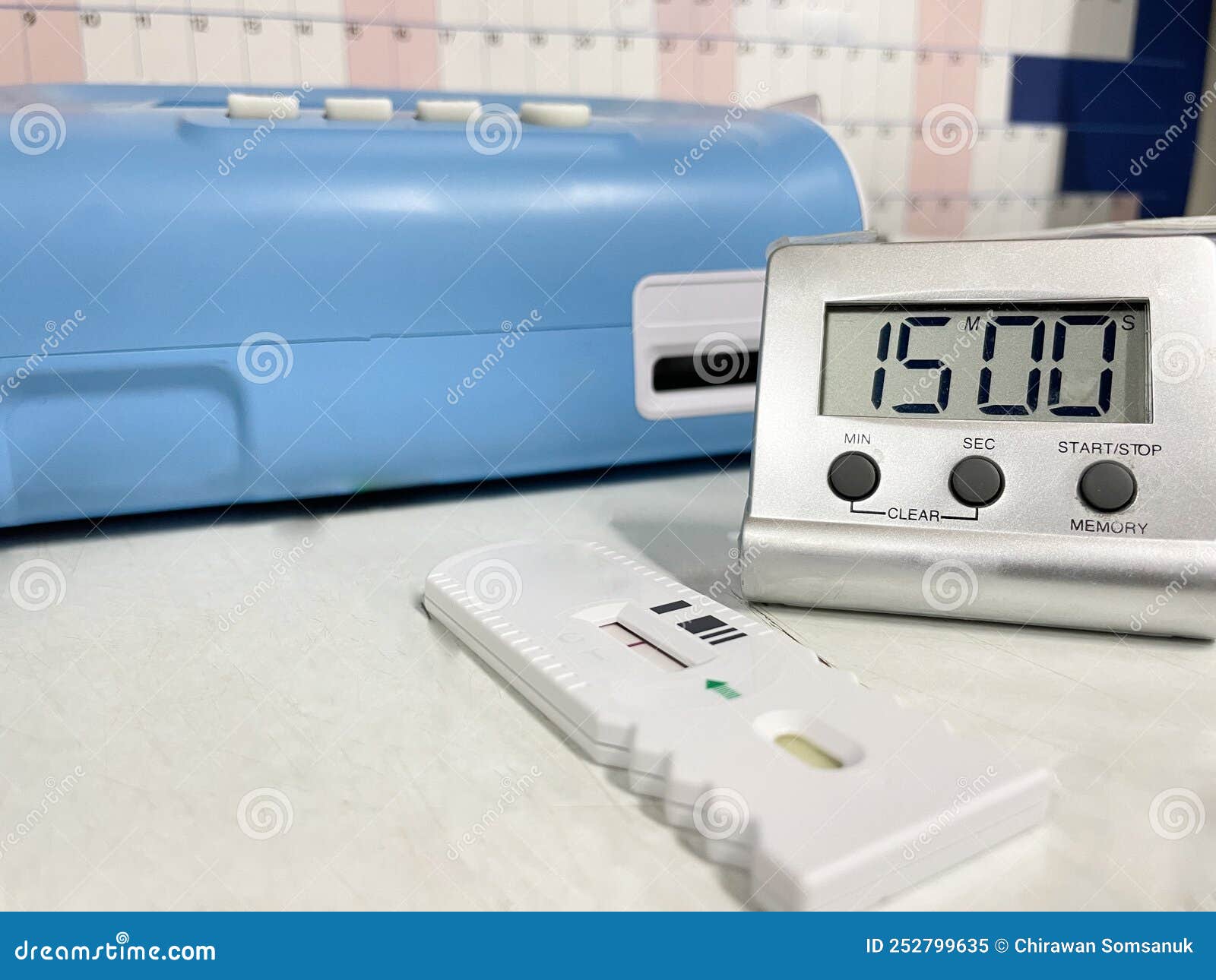 White Cassett in Rapid Test Stock Image - Image of corona, positive ...