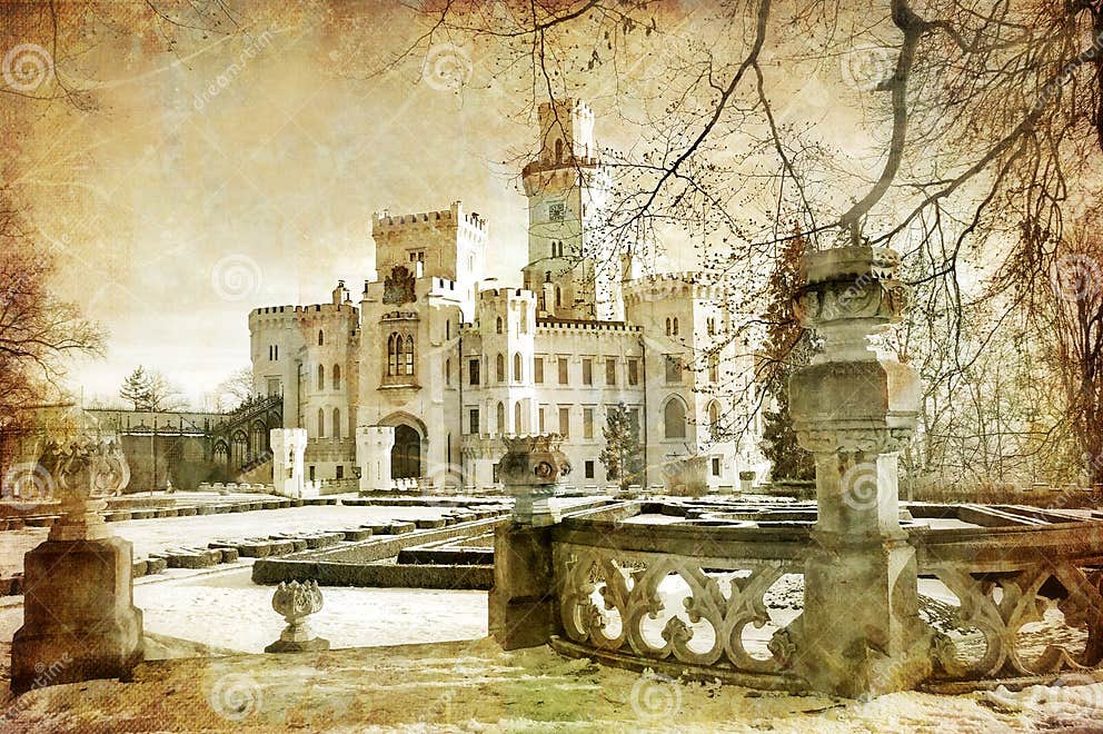 White castle stock photo. Image of nature, autumn, monument - 3712770