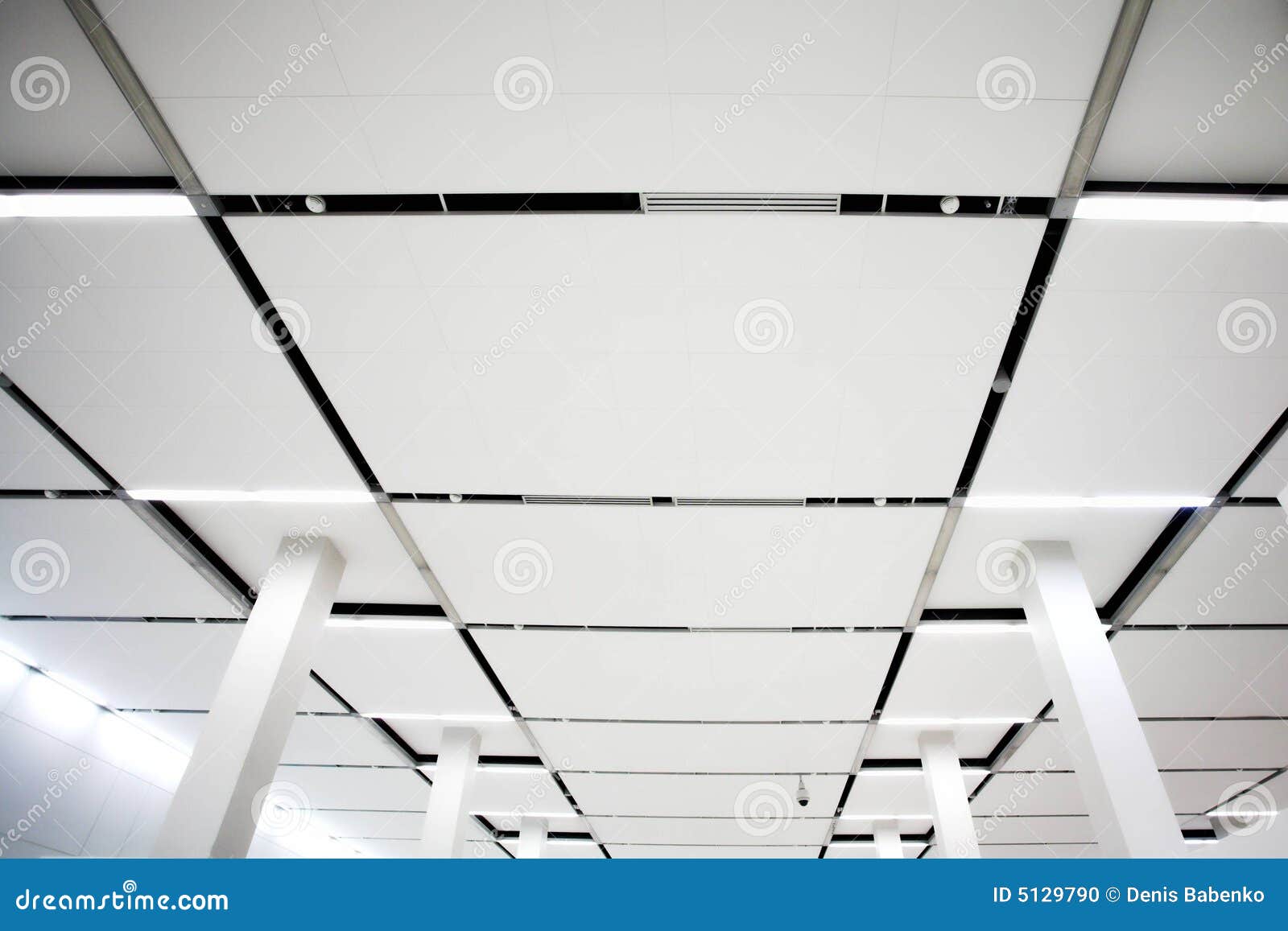 White ceiling inside stock photo. Image of architecture - 5129790