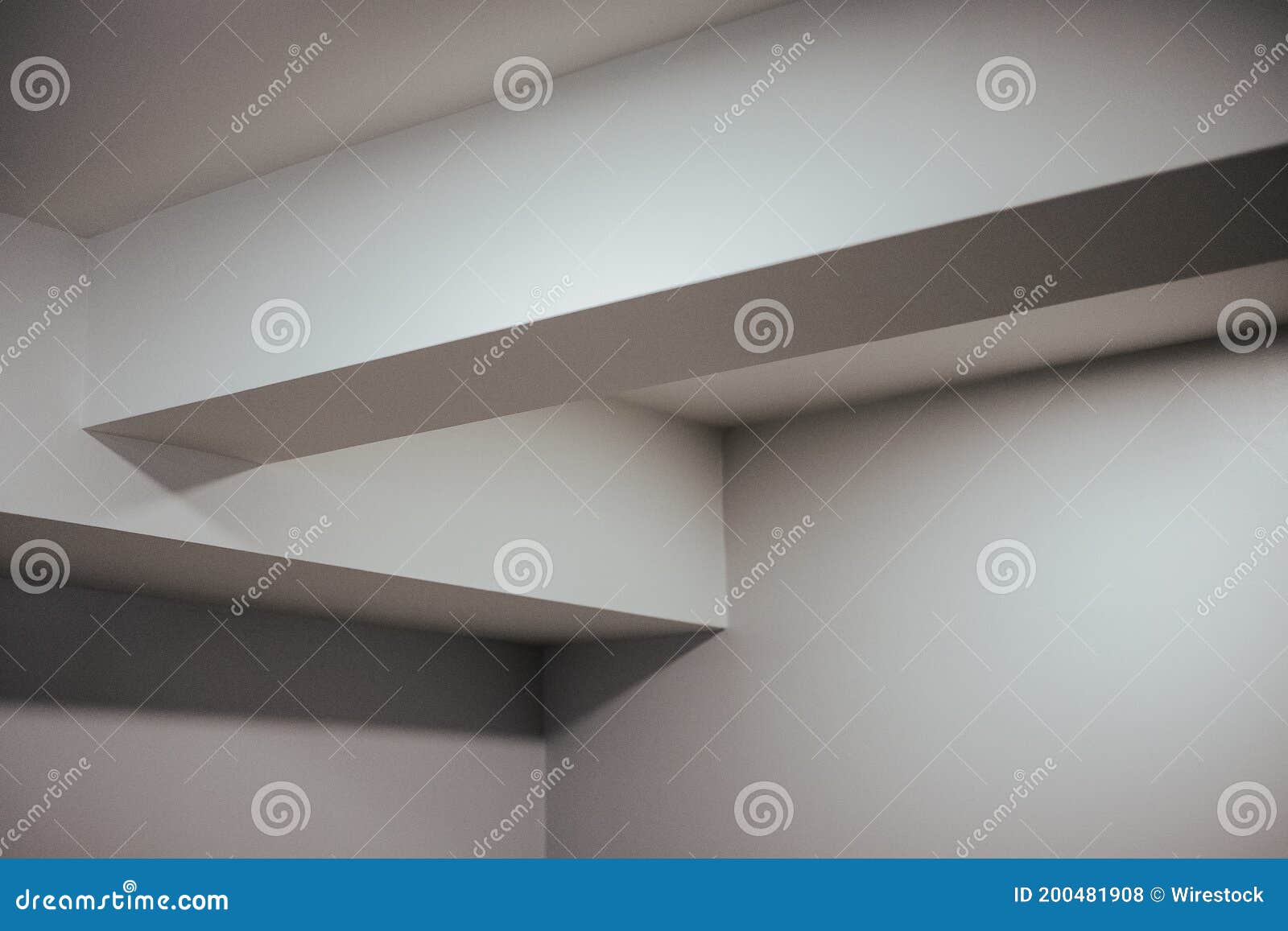 White Ceiling of a Room in a Modern House Stock Photo - Image of ...