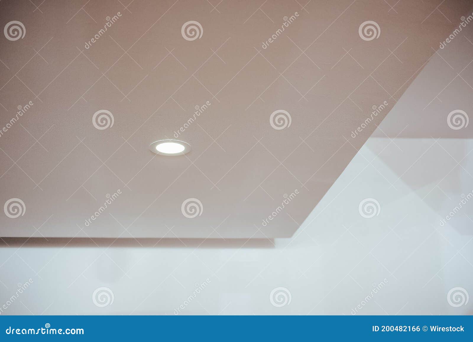 White Ceiling of a Room in a Modern House Stock Photo - Image of space ...