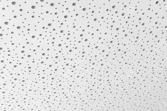 White Ceiling Structure with Small Holes Stock Image - Image of light ...